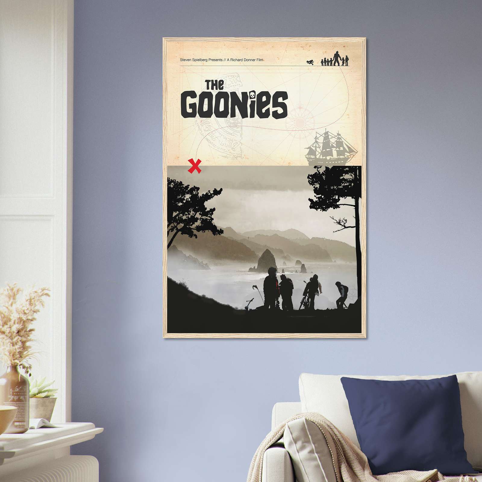The Goonies Movie Poster, Vintage Movie Poster Classic Movie Poster ...