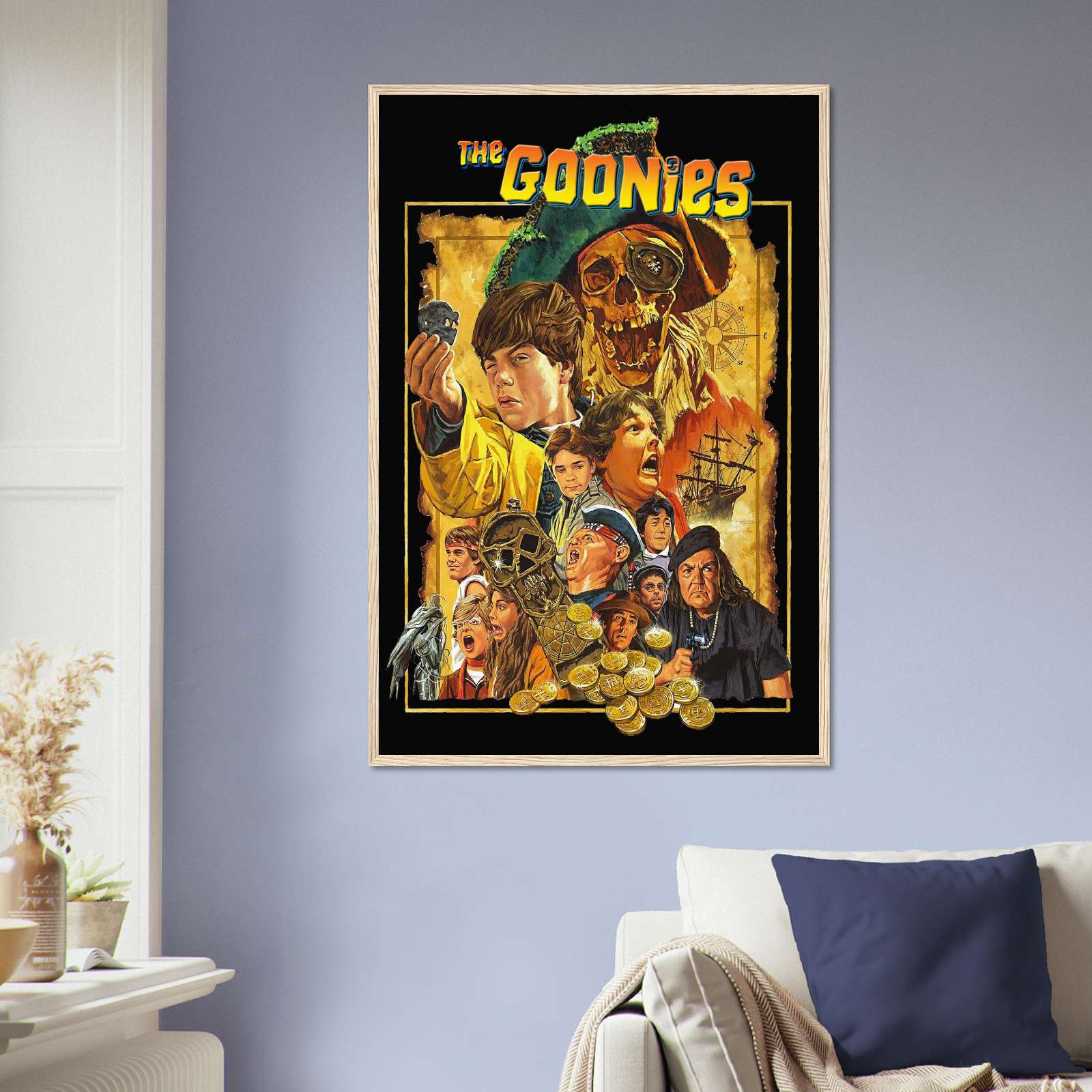 The Goonies Movie Poster, Vintage Movie Poster, Film Poster, Full-Size ...