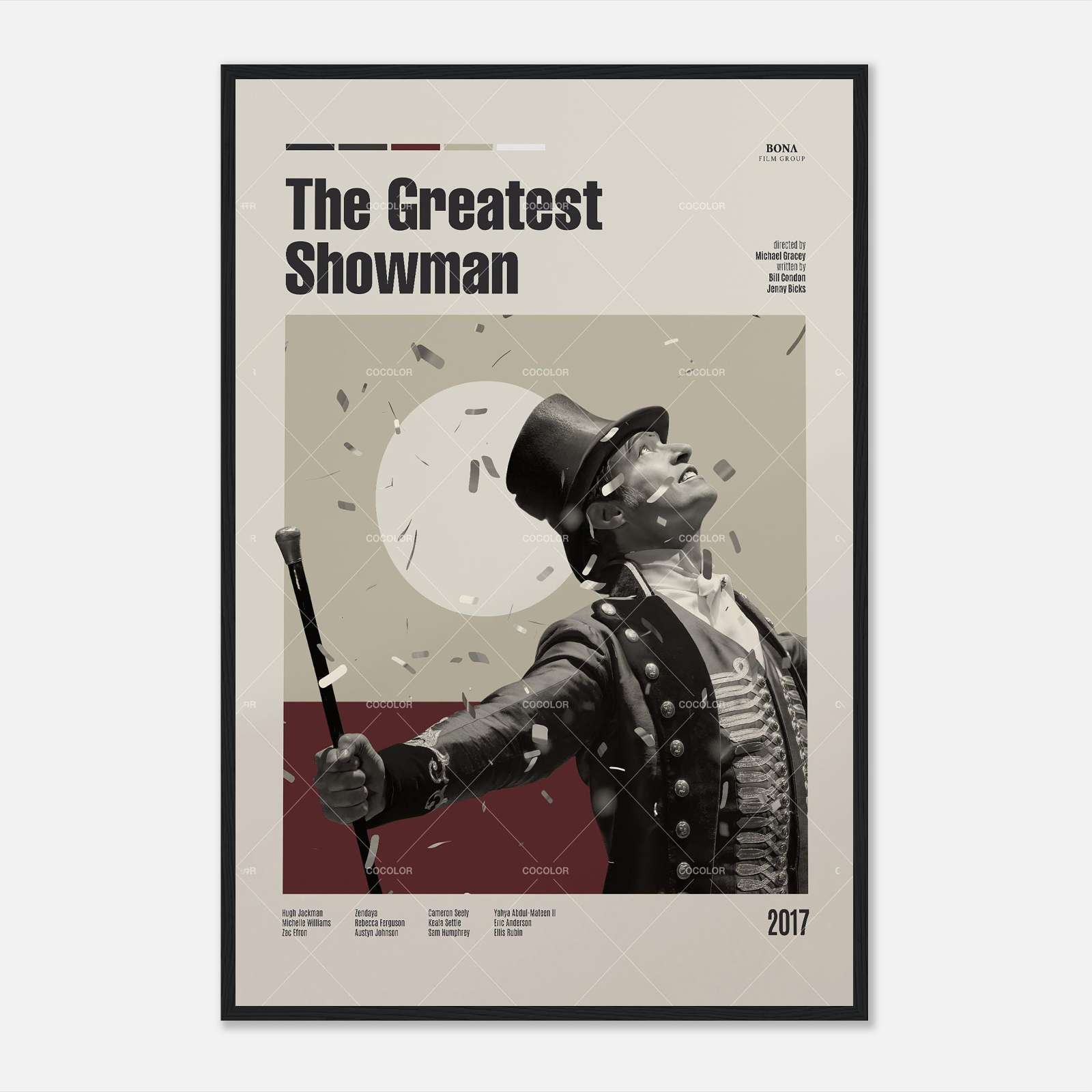 The Greatest Showman Movie Poster Retro Tv Show Poster, Minimal Movie ...