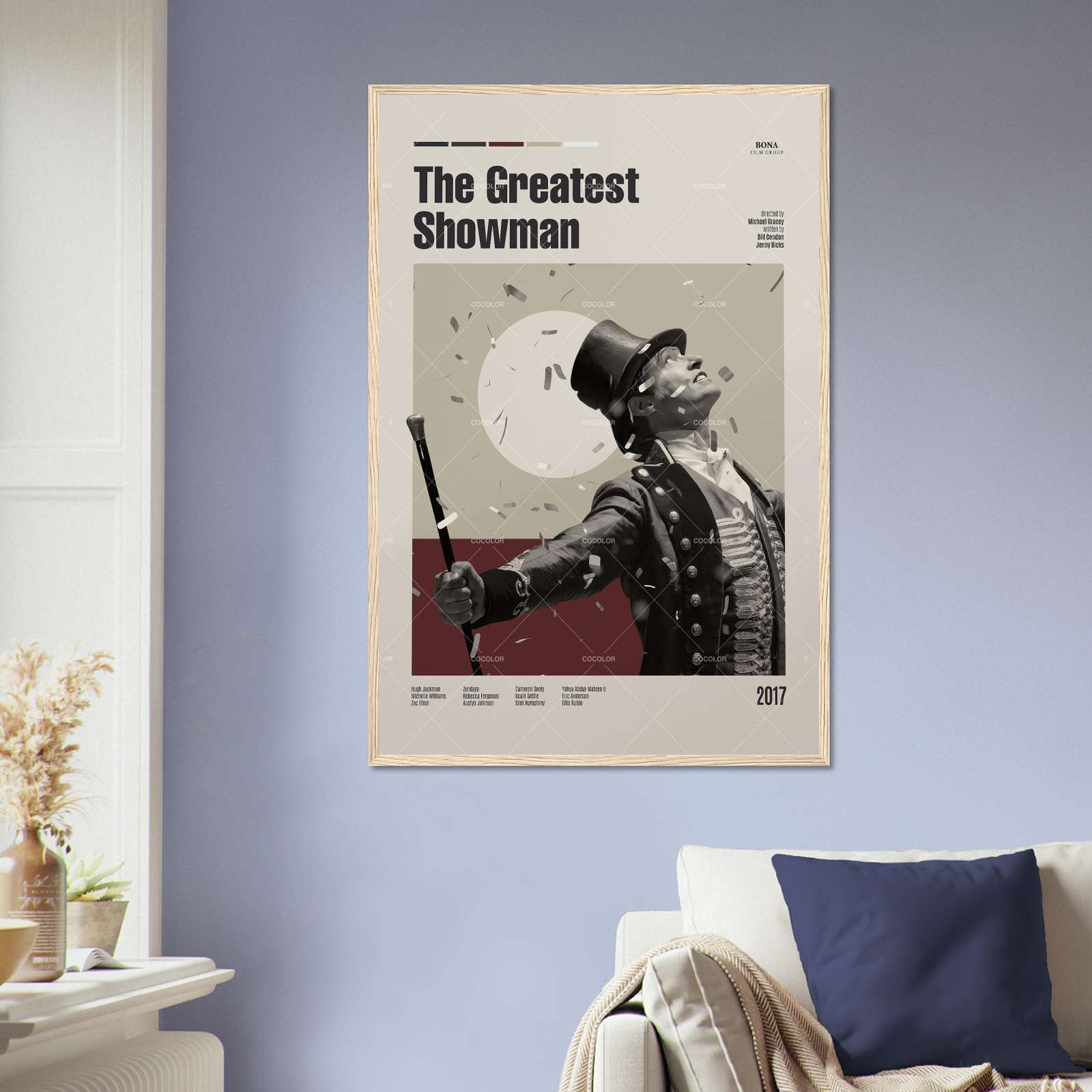 The Greatest Showman Movie Poster Retro Tv Show Poster, Minimal Movie ...