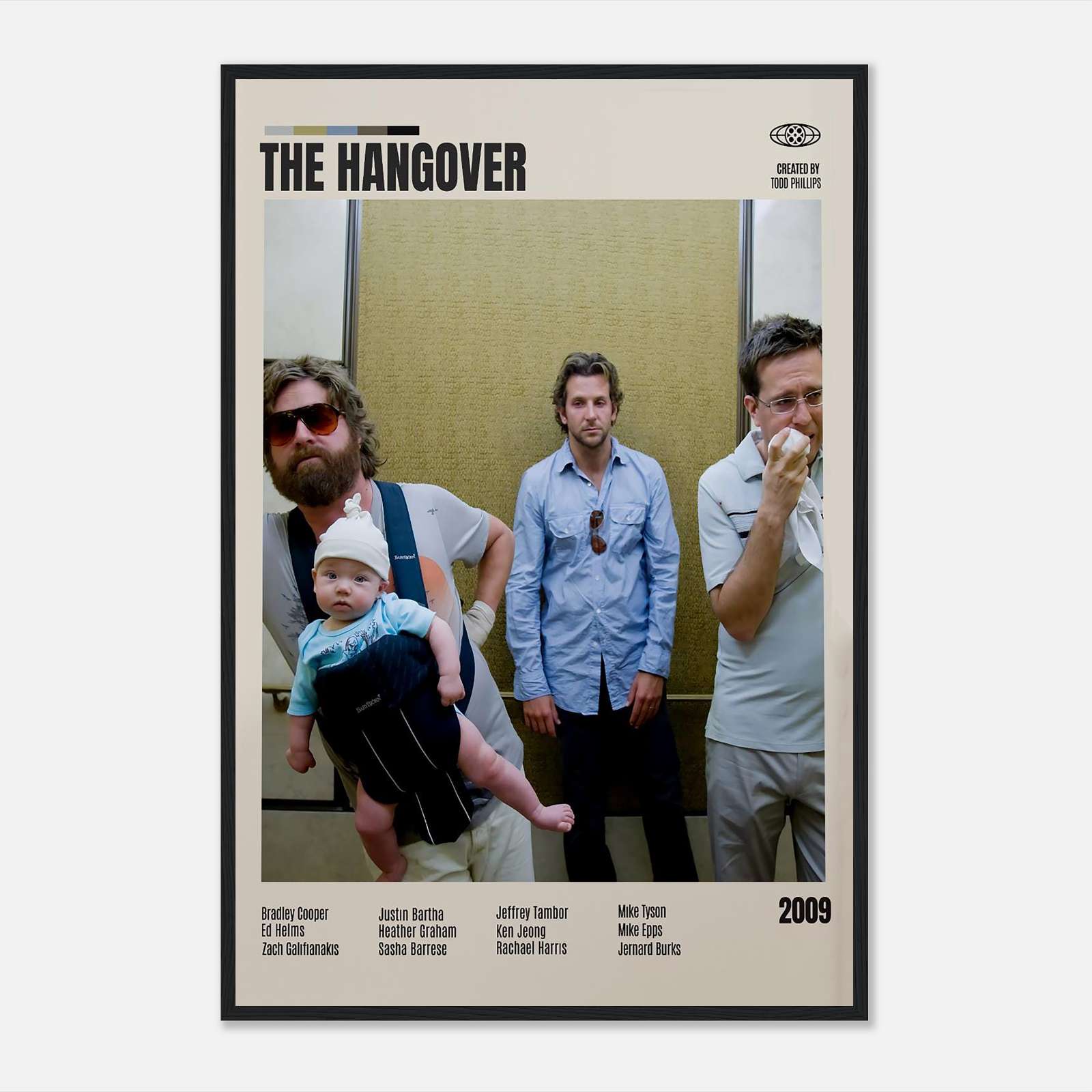The Hangover Movie Poster, Vintage Movie Poster, Film Poster, Full-Size ...