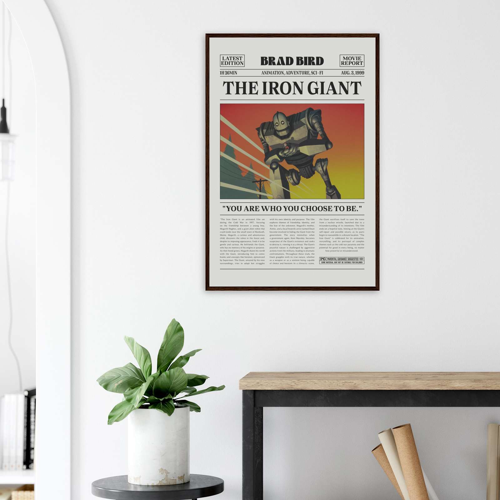 The Iron Giant Movie Poster, Sci Fi Movie Poster, Vintage Movie Poster ...