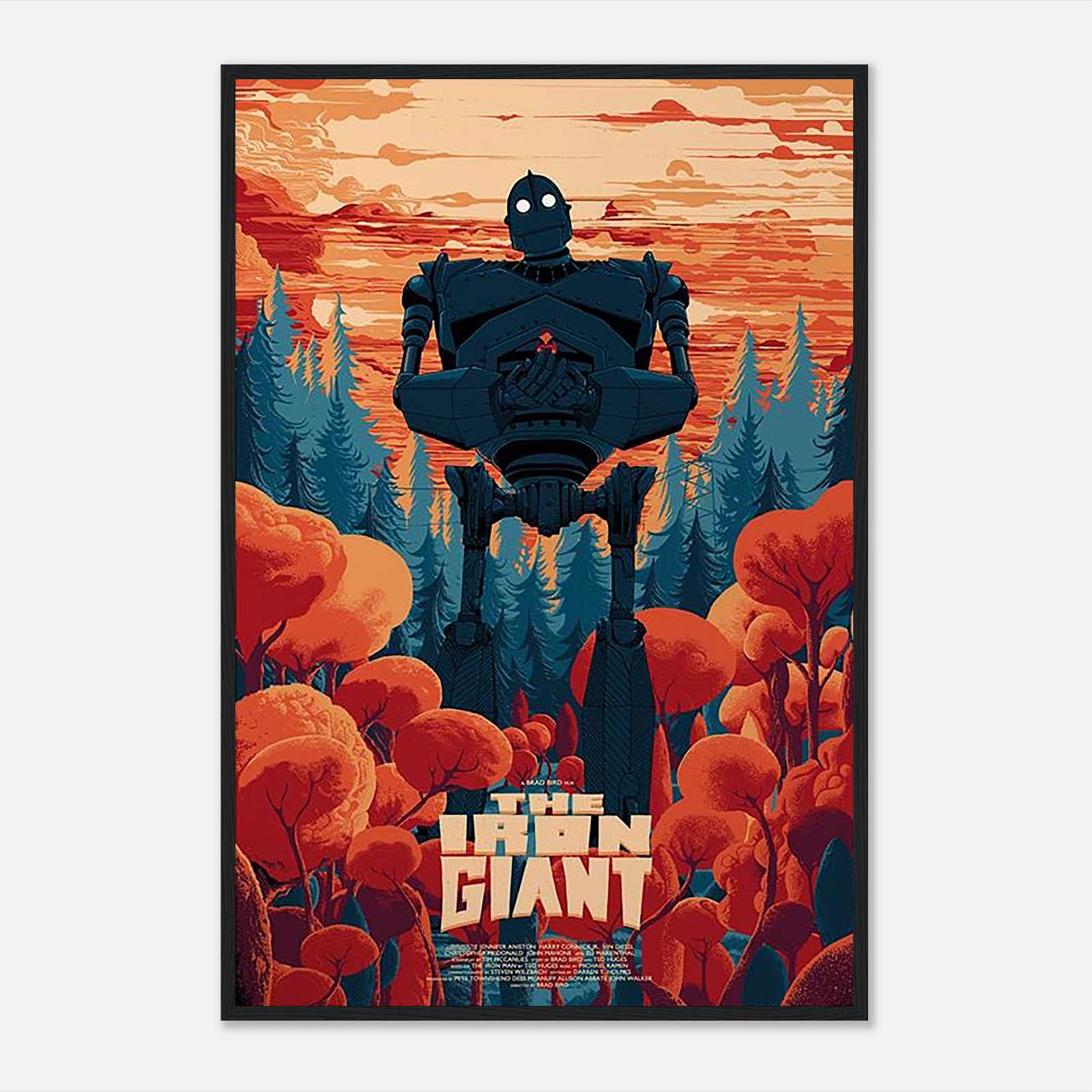 The Iron Giant Movie Poster, Vintage Movie Poster, Full-Size Poster ...