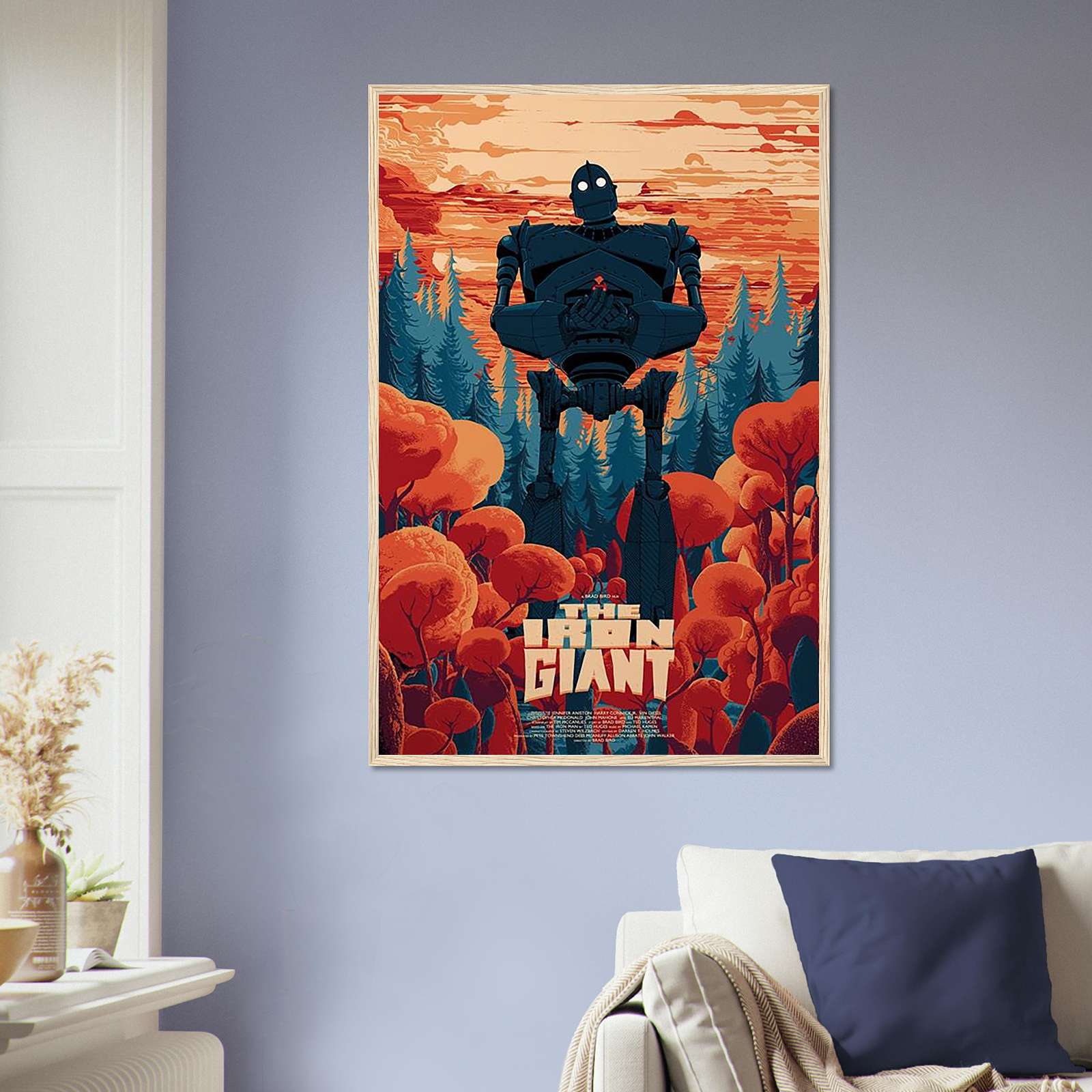 The Iron Giant Movie Poster, Vintage Movie Poster, Full-Size Poster ...
