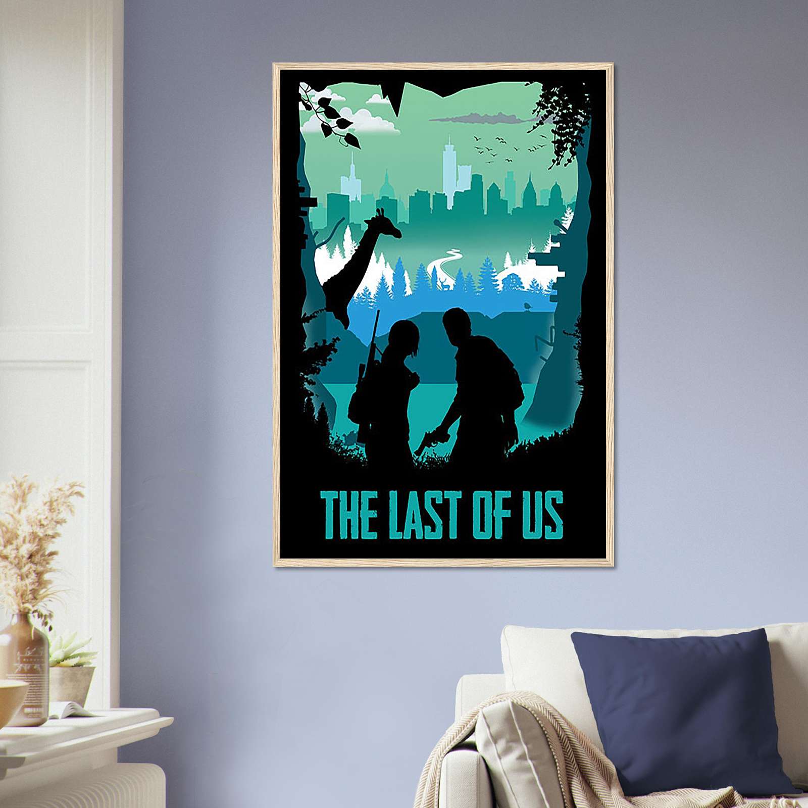 The Last Of Us Game Poster, Video Game Print, Computer Game Art, Full ...