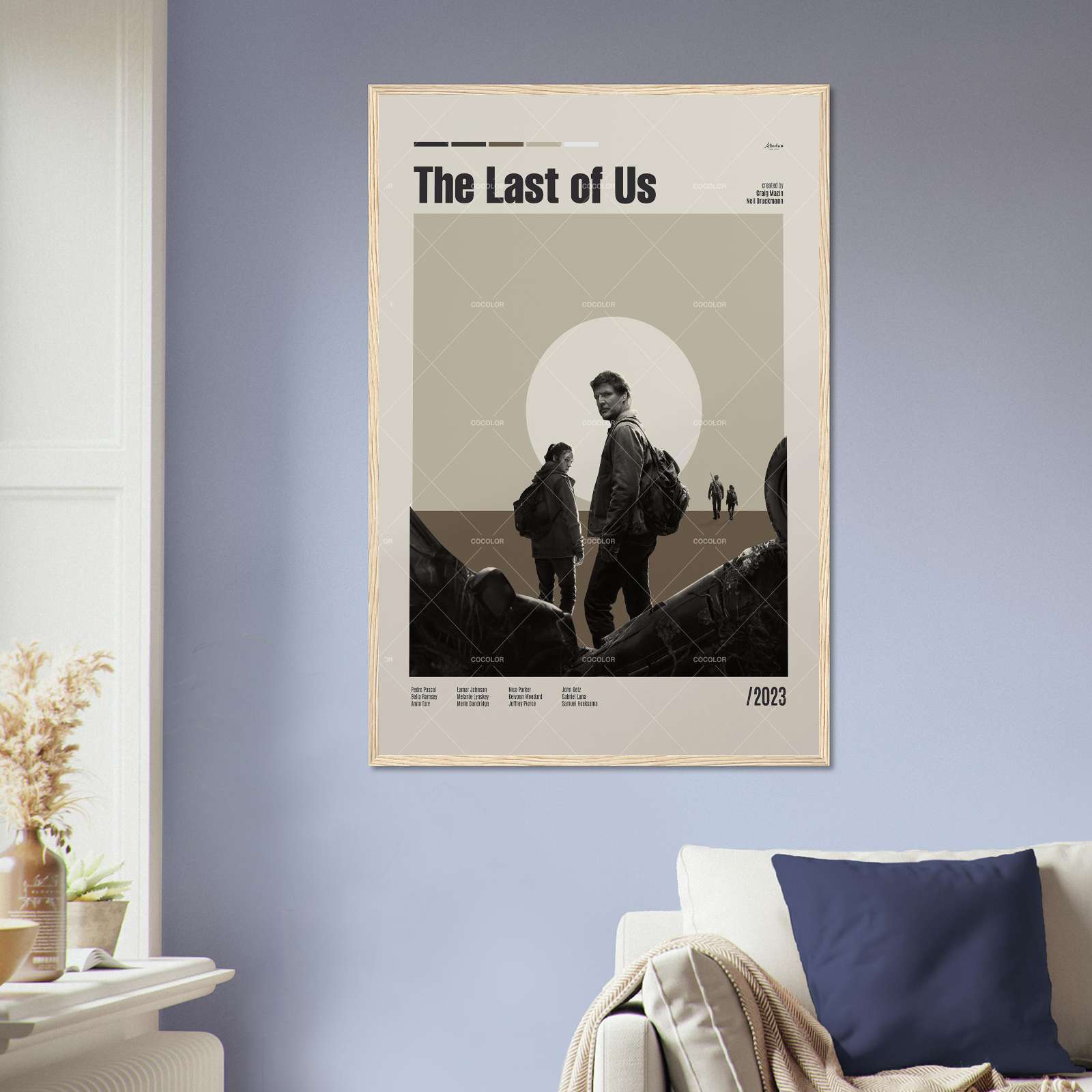 The Last Of Us Movie Poster, Midcentury Modern, Retro Tv Show Poster ...