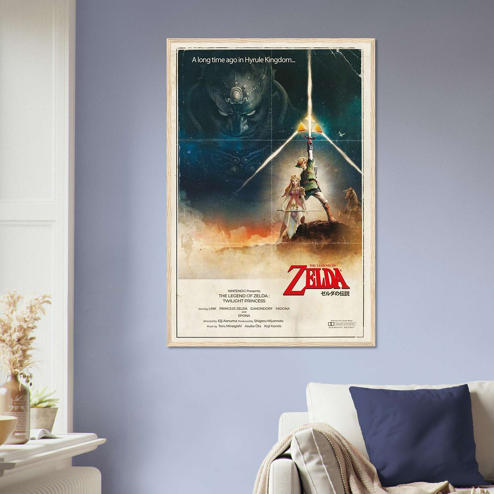 The Legend Of Zelda Poster, The Legend Of Zelda Game Poster, Video Game ...