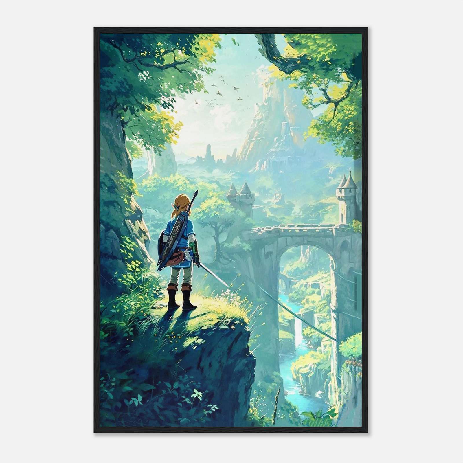 The Legend Of Zelda Poster, Video Game Poster, Game Poster, Full-Size ...