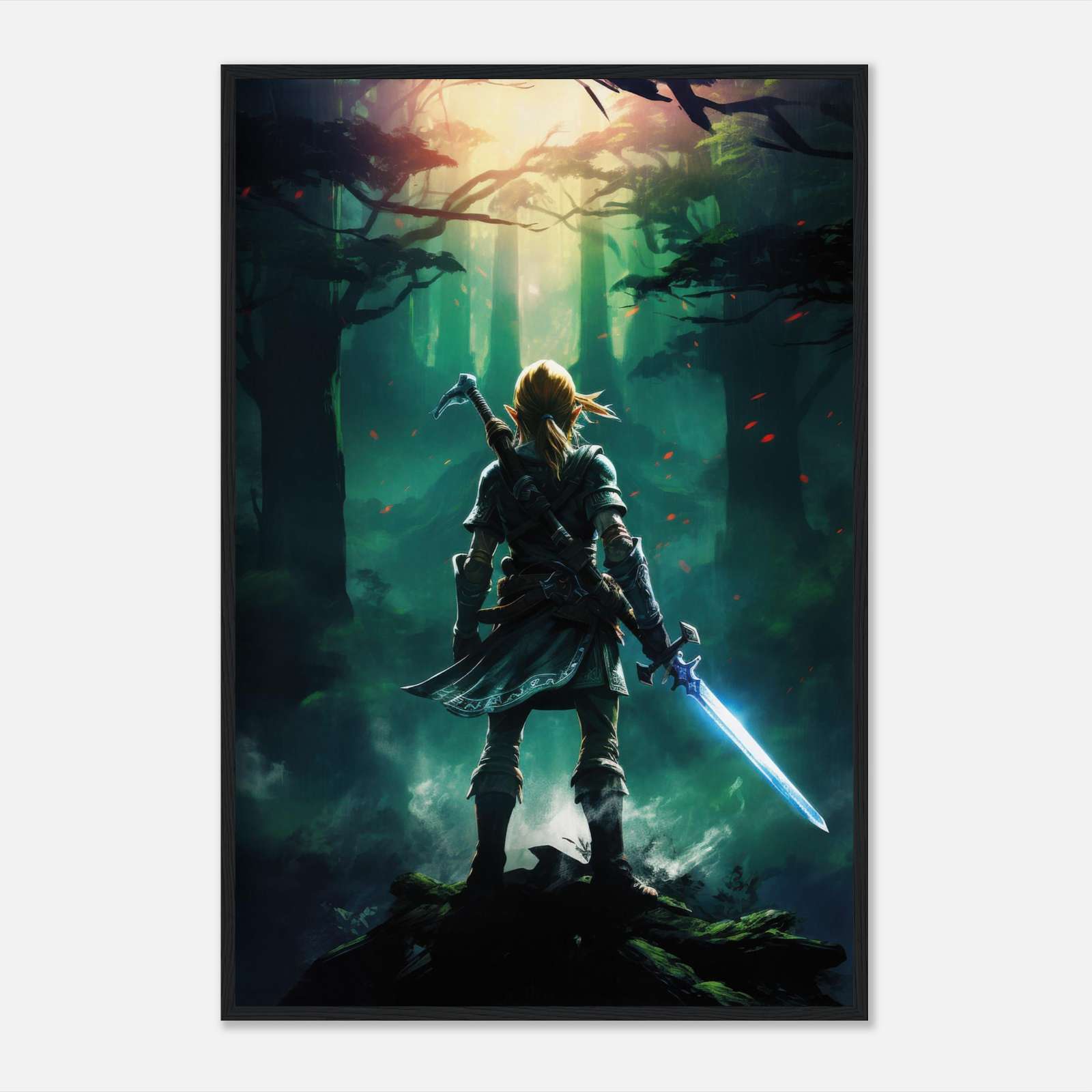 The Legend Of Zelda Poster, Video Game Poster, Gaming Room Poster, Full ...