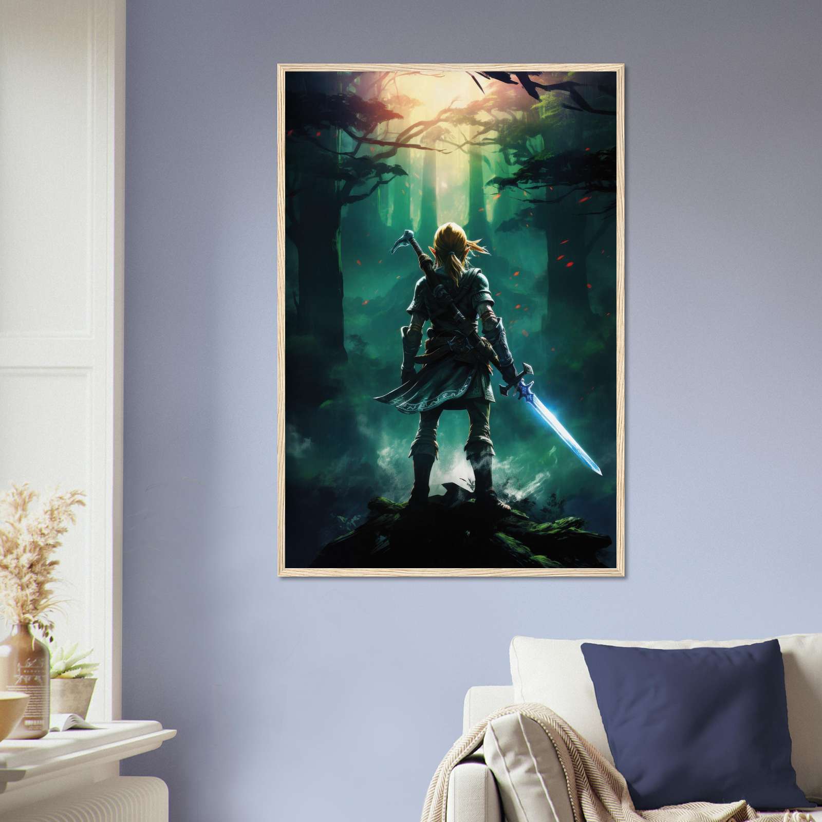 The Legend Of Zelda Poster, Video Game Poster, Gaming Room Poster, Full ...
