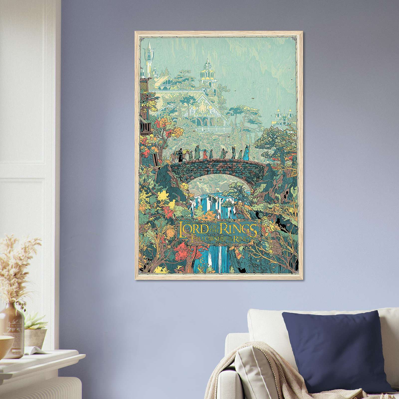 The Lord Of The Rings Movie Poster Iconic Wall Art For Fans Of The Epic ...