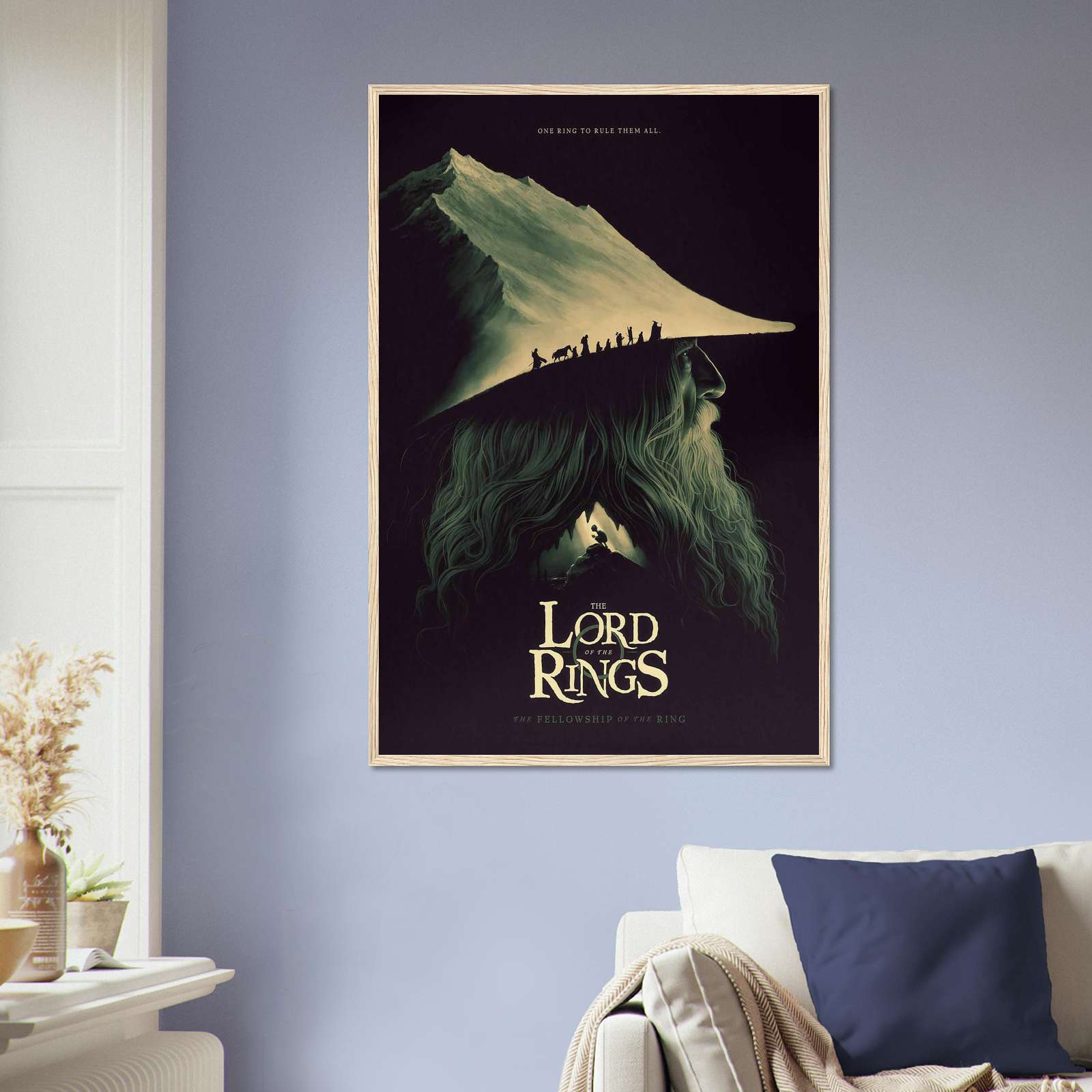 The Lord Of The Rings The Fellowship Of The Ring Movie Poster, Vintage ...