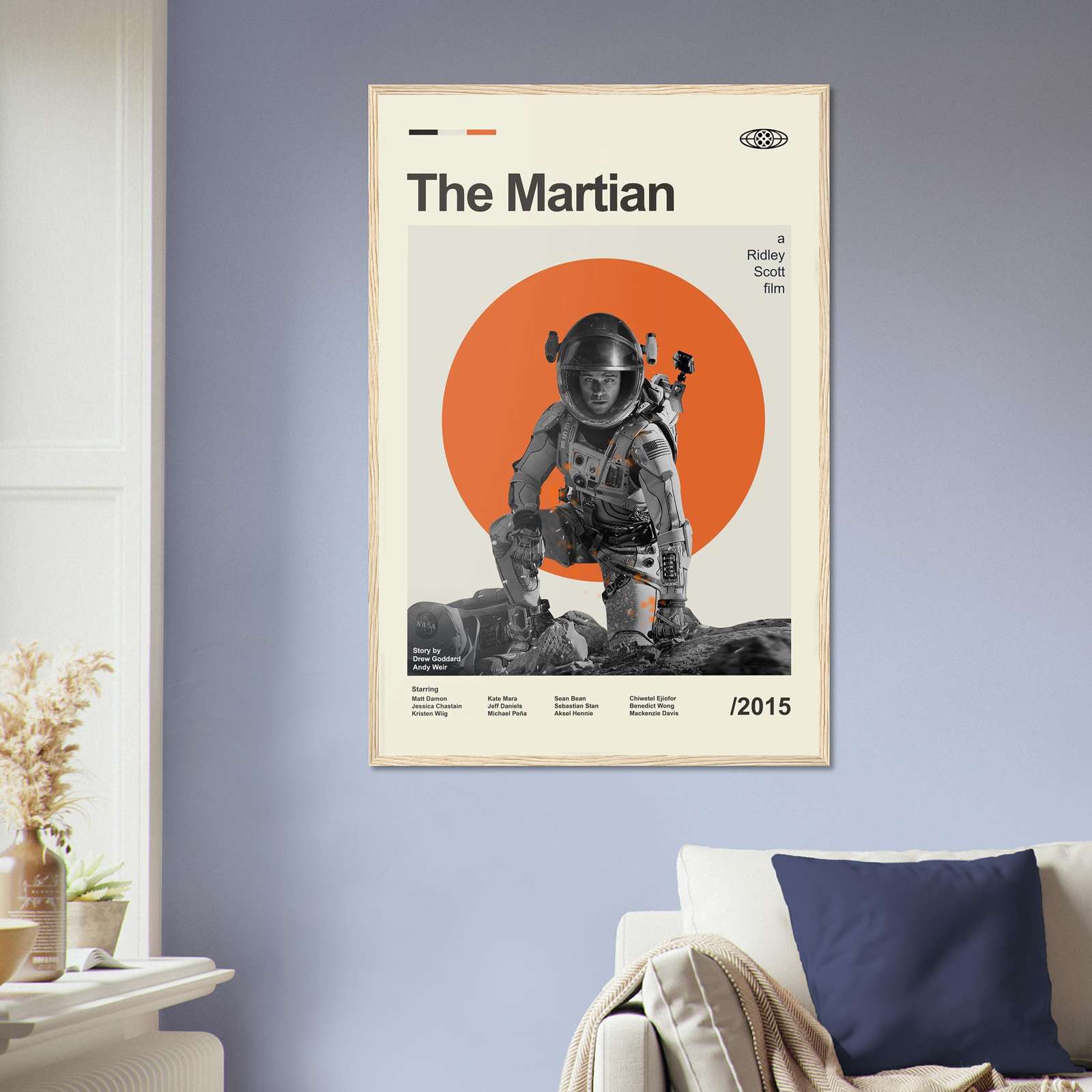 The Martian Movie Poster, The Martian Poster, Sci Fi Movie Poster, Full ...