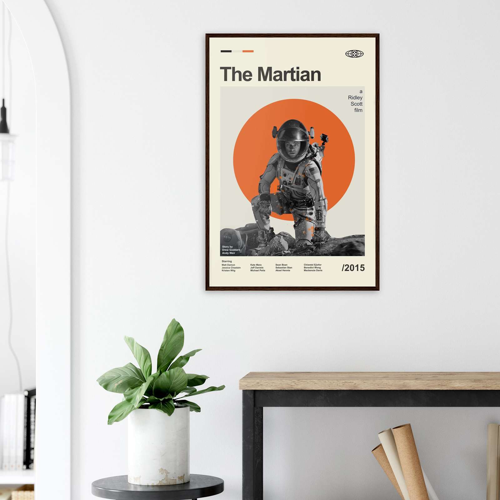 The Martian Movie Poster, The Martian Poster, Sci Fi Movie Poster, Full ...