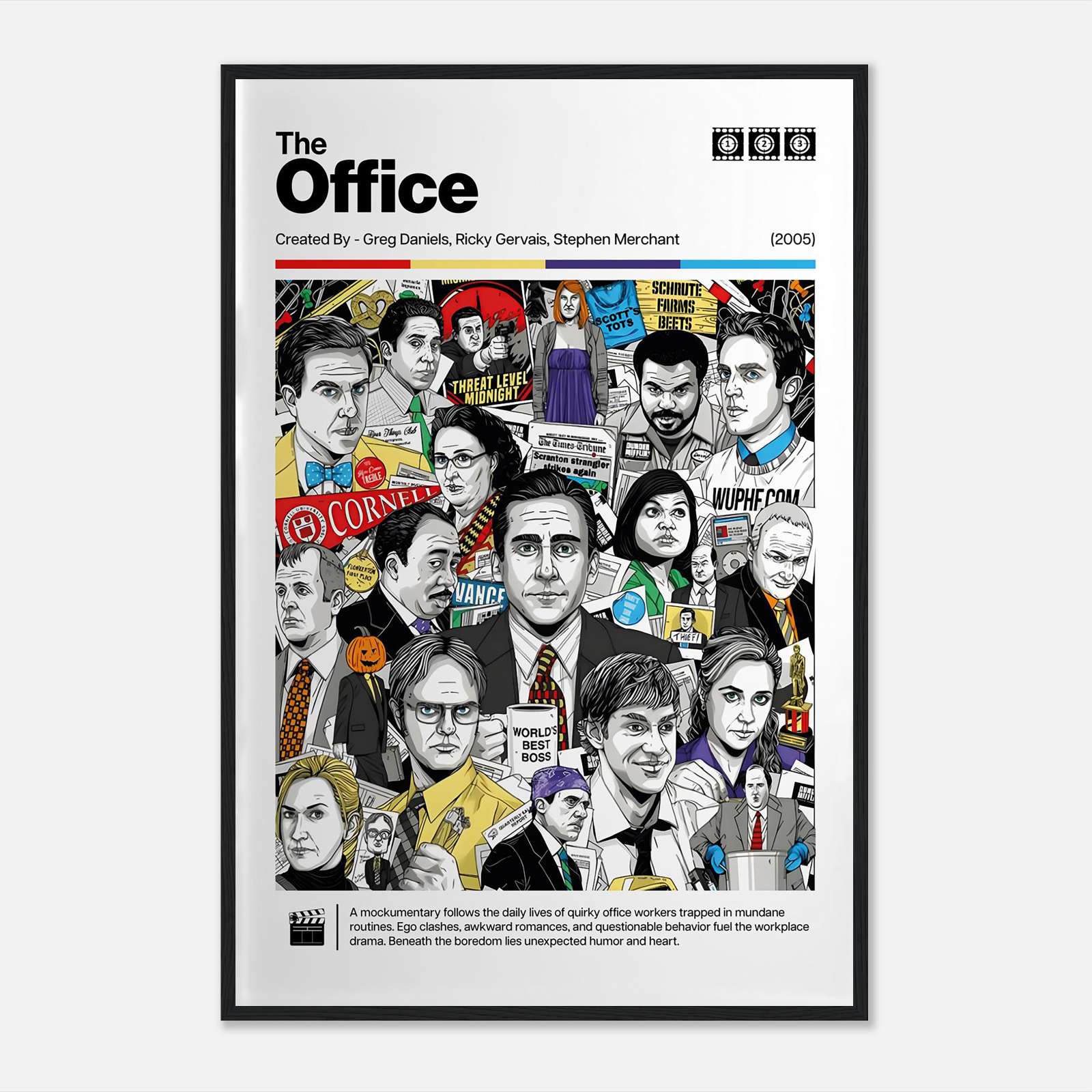 The Office Tv Series Poster,The Office Tv Movie Poster, Full-Size ...