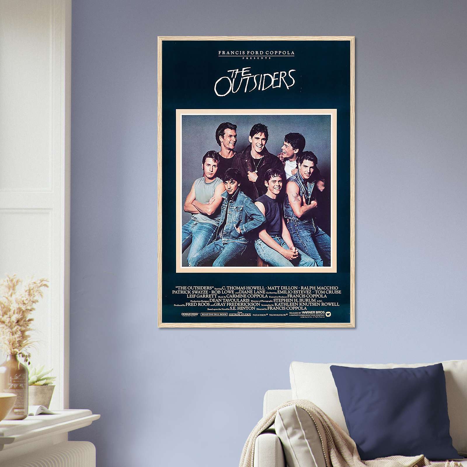 The Outsiders (1983) Movie Poster, Vintage Movie Poster, Full-Size ...