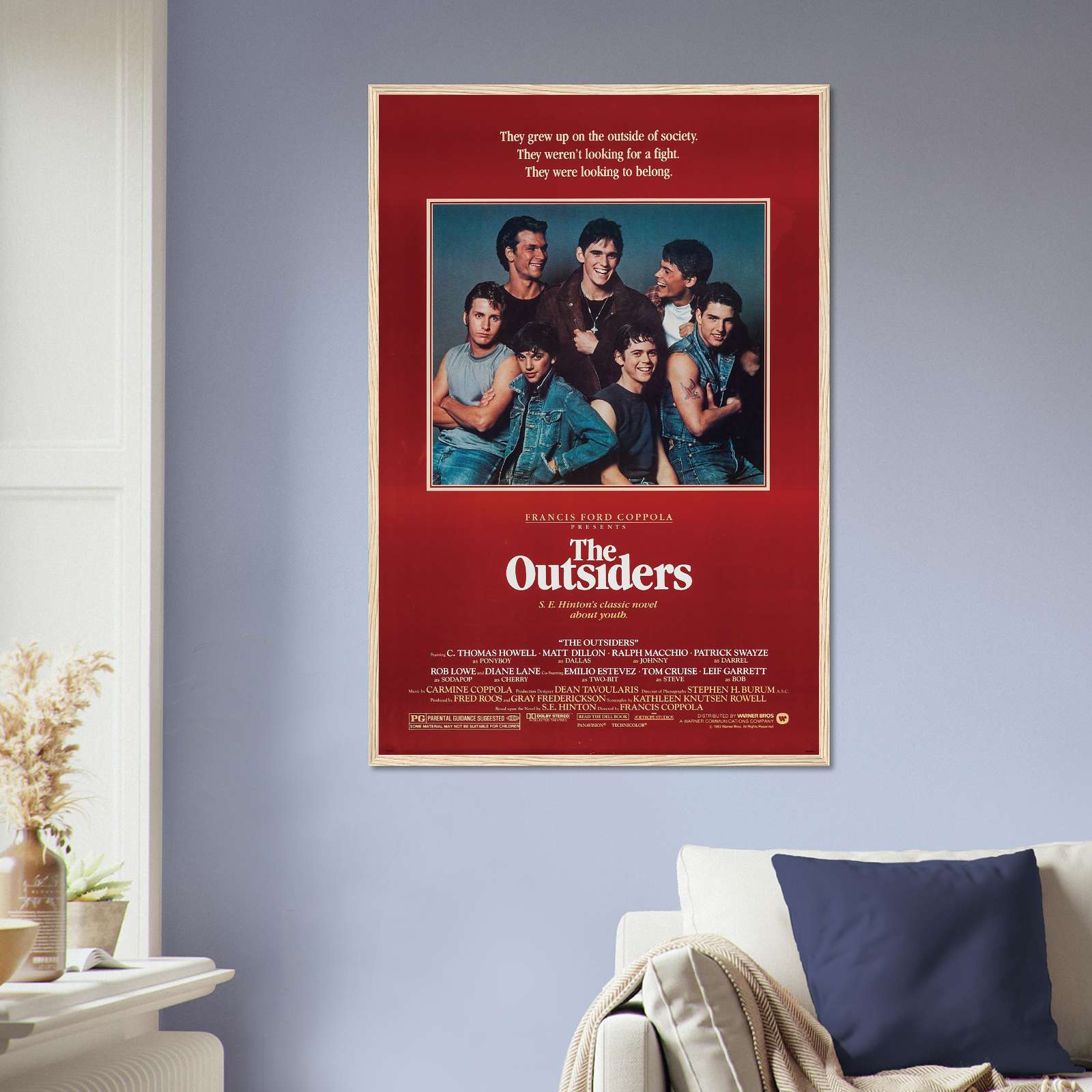 The Outsiders Movie Poster, The Outsiders Poster, Vintage Movie Poster ...