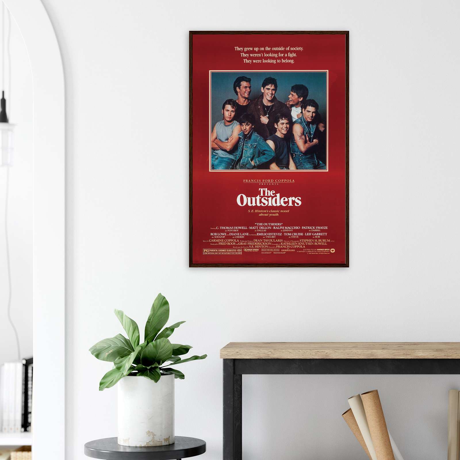 The Outsiders Movie Poster, The Outsiders Poster, Vintage Movie Poster ...
