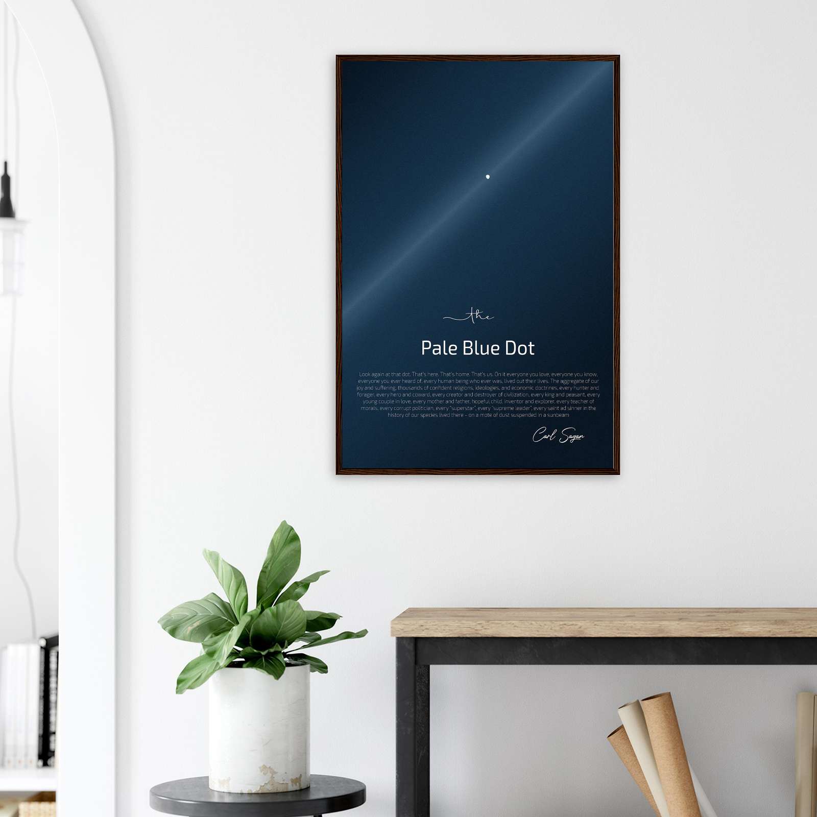 The Pale Blue Dot Poster, Full-Size Movie Poster, Ready to Hang - Citiesbox