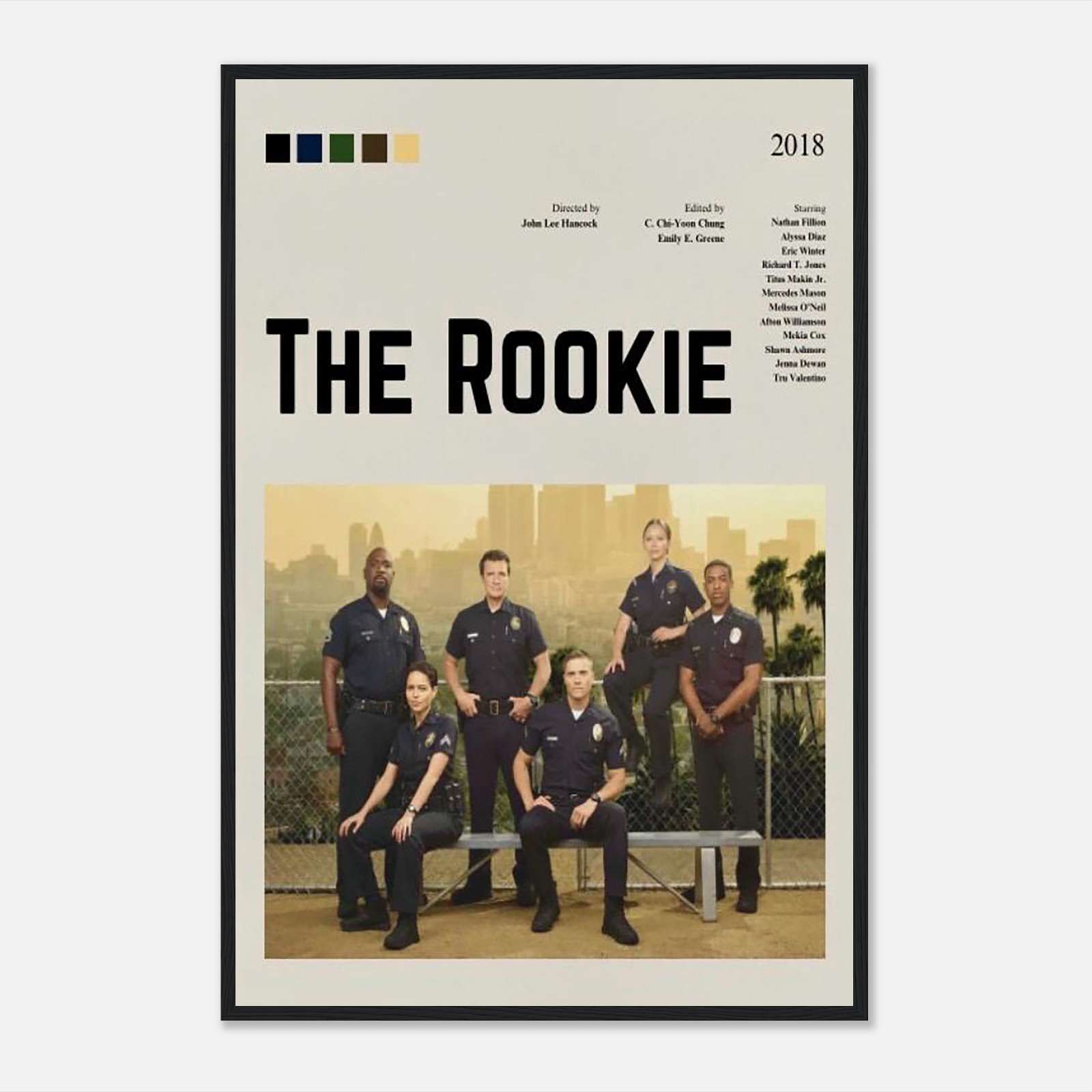 The Rookie Tv Series Poster, Tv Show Poster, Film Poster, Full-Size ...