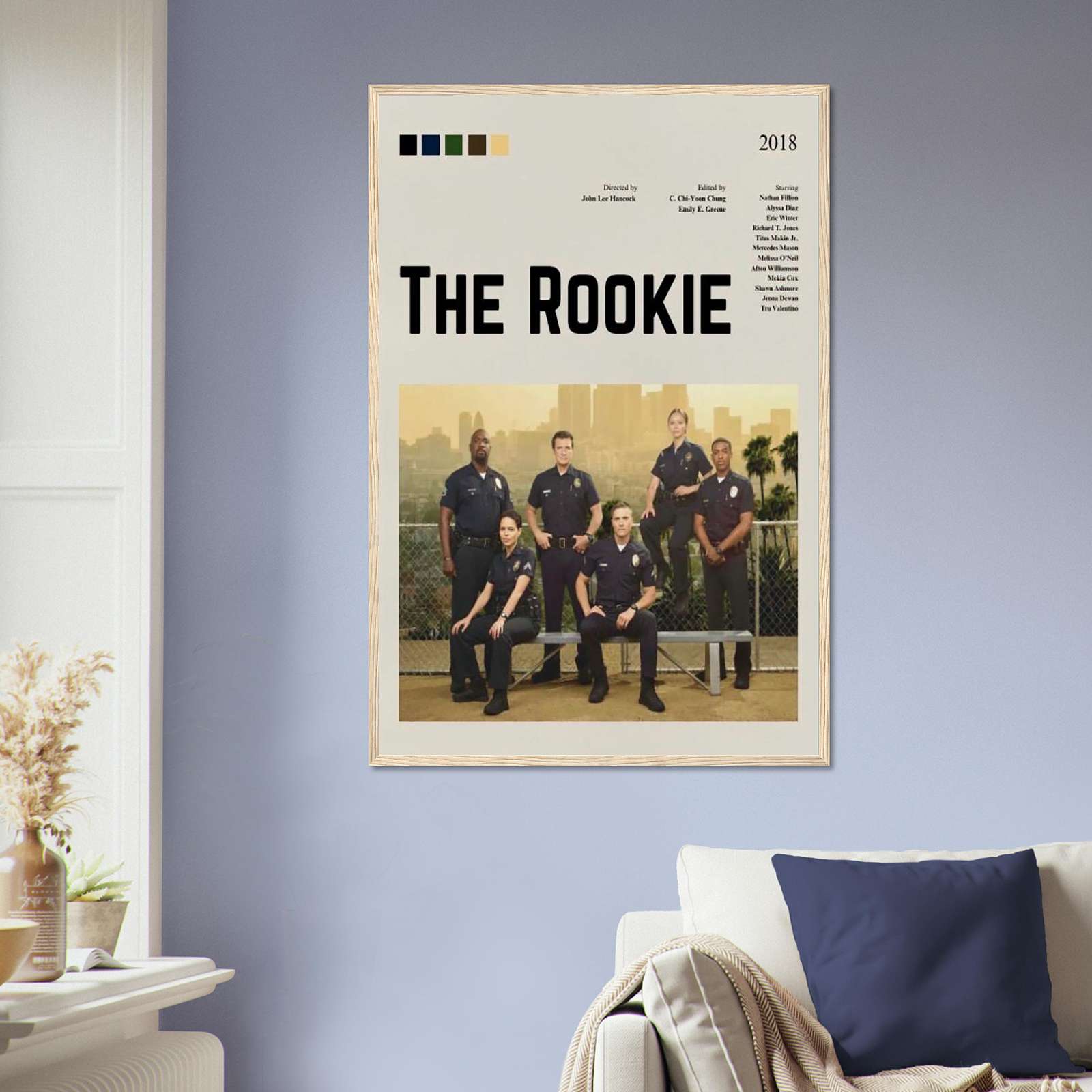 The Rookie Tv Series Poster, Tv Show Poster, Film Poster, Full-Size ...