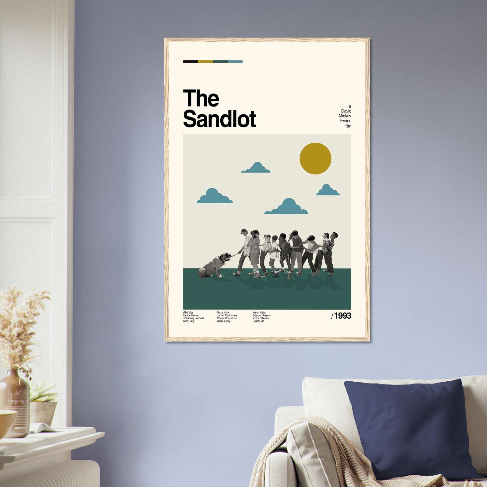 The Sandlot Movie Poster, Tv Series Poster, Vintage Movie Poster, Full ...