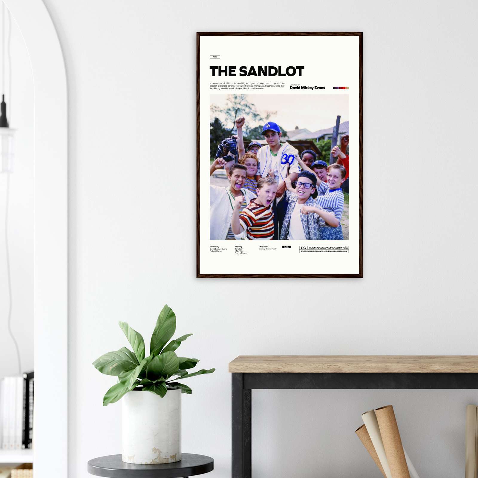 The Sandlot Poster, Childhood Time Movie Poster, David Mickey Evans ...