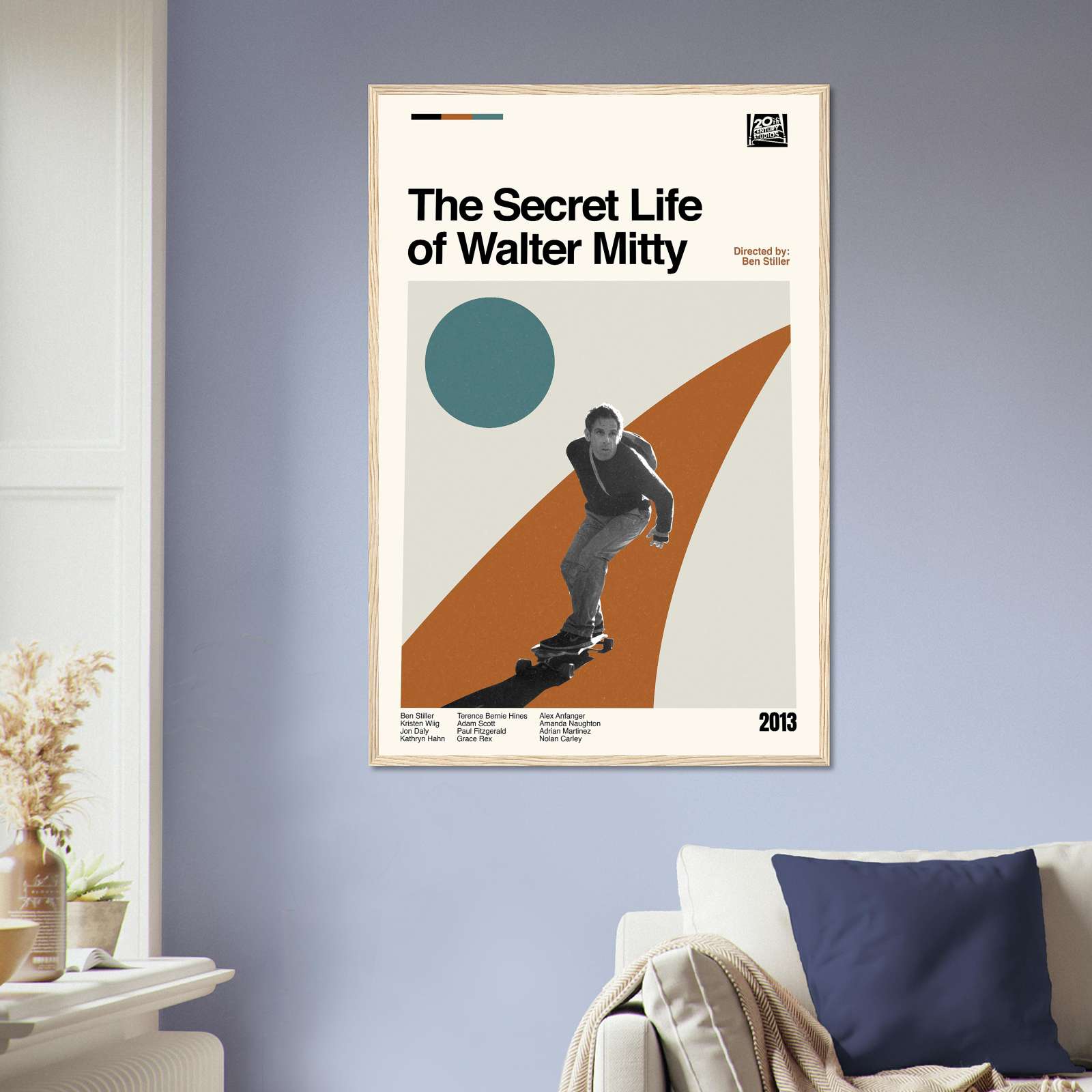 The Secret Life Of Walter Mitty Movie Poster, Vintage Movie Poster ...