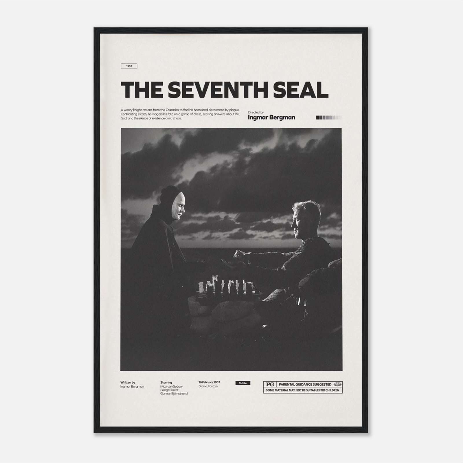 The Seventh Seal Movie Poster, The Seventh Seal Poster, Full-Size ...