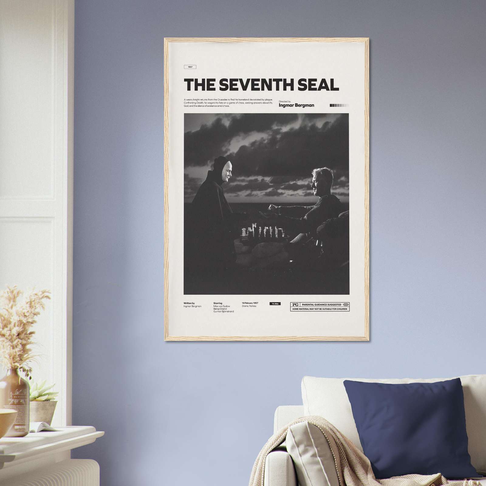 The Seventh Seal Movie Poster, The Seventh Seal Poster, Full-Size ...
