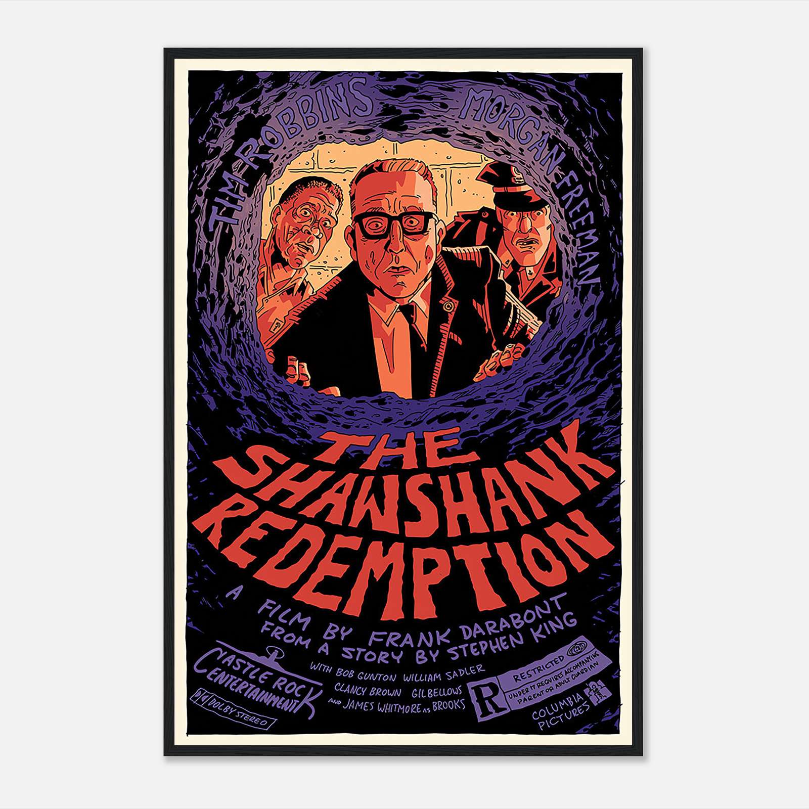 The Shawshank Redemption Movie Poster Vintage Movie Poster, Full-Size ...