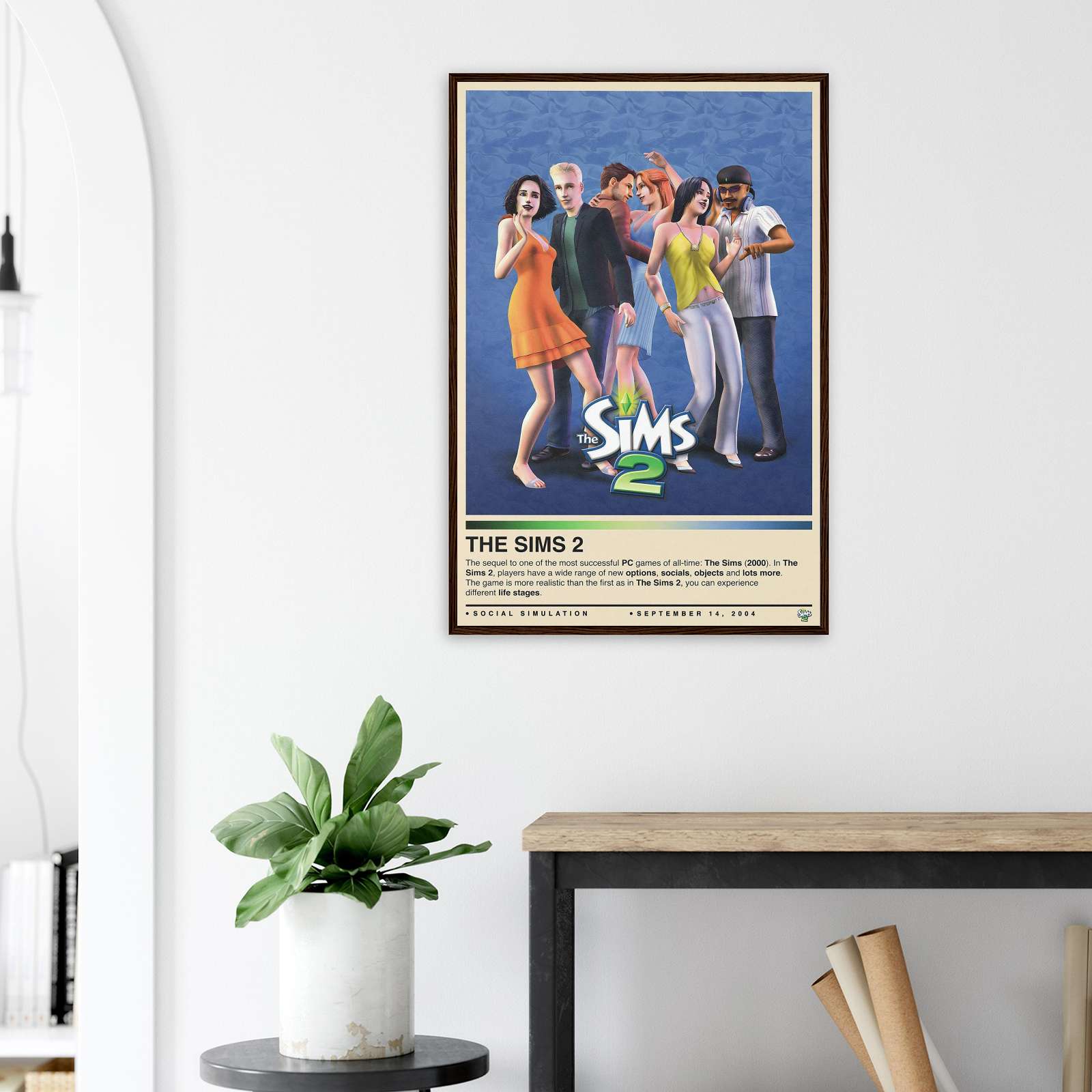 The Sims 2 Poster, Gaming Poster, Video Game Poster, Full-Size Poster ...