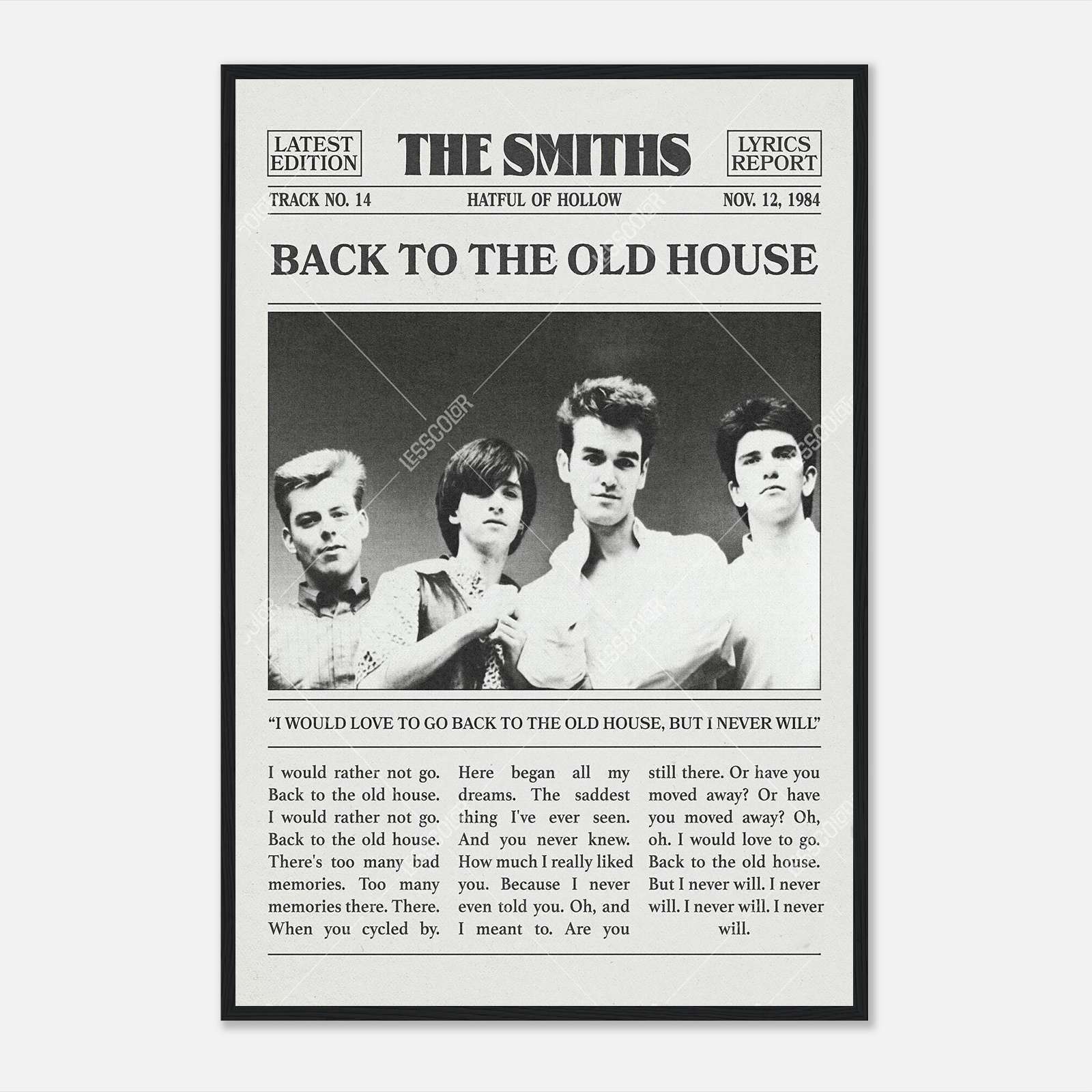The Smiths Poster, Back To The Old House Poster, Full-Size Poster ...