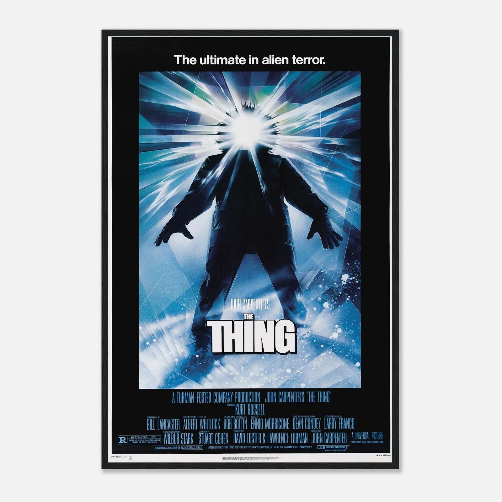 The Thing Movie Poster (1982), Sci Fi Movie Poster, Full-Size Poster ...