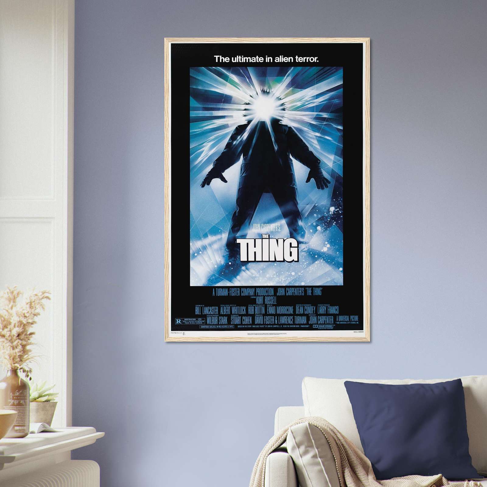 The Thing Movie Poster (1982), Sci Fi Movie Poster, Full-Size Poster ...