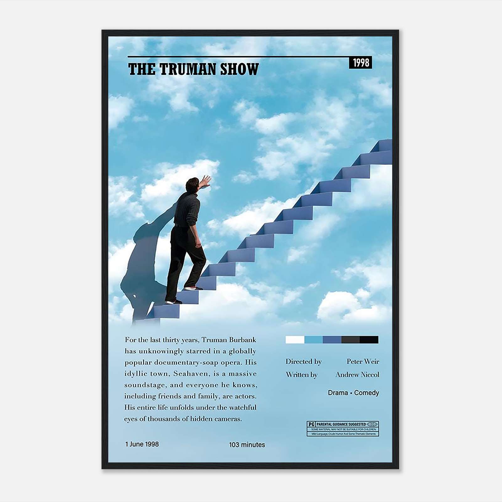 Dirty Rotten Scoundrels (1988) Movie Poster Print - Citiesbox