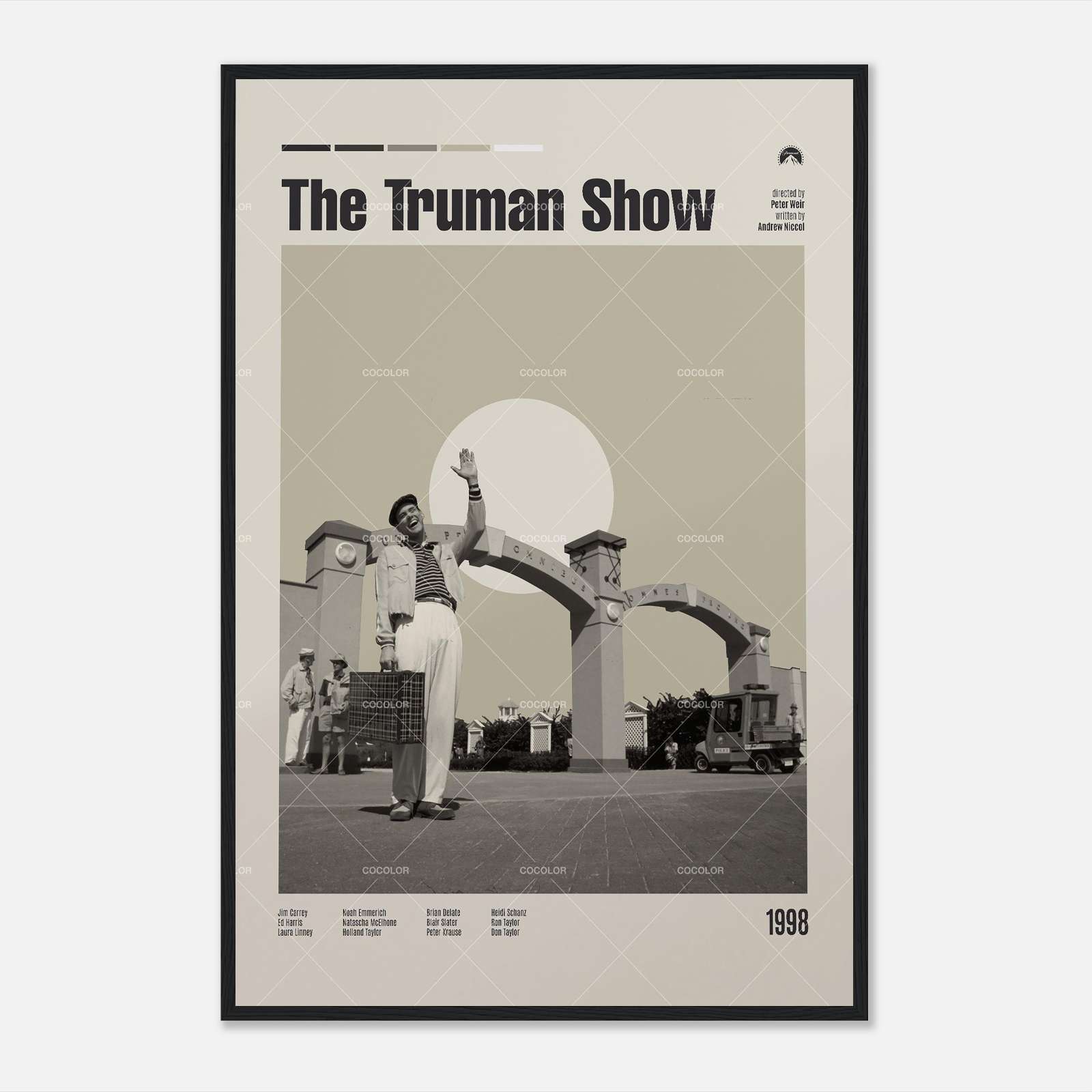 The Truman Show Movie Poster, The Truman Show Film Poster, Sci Fi Movie ...