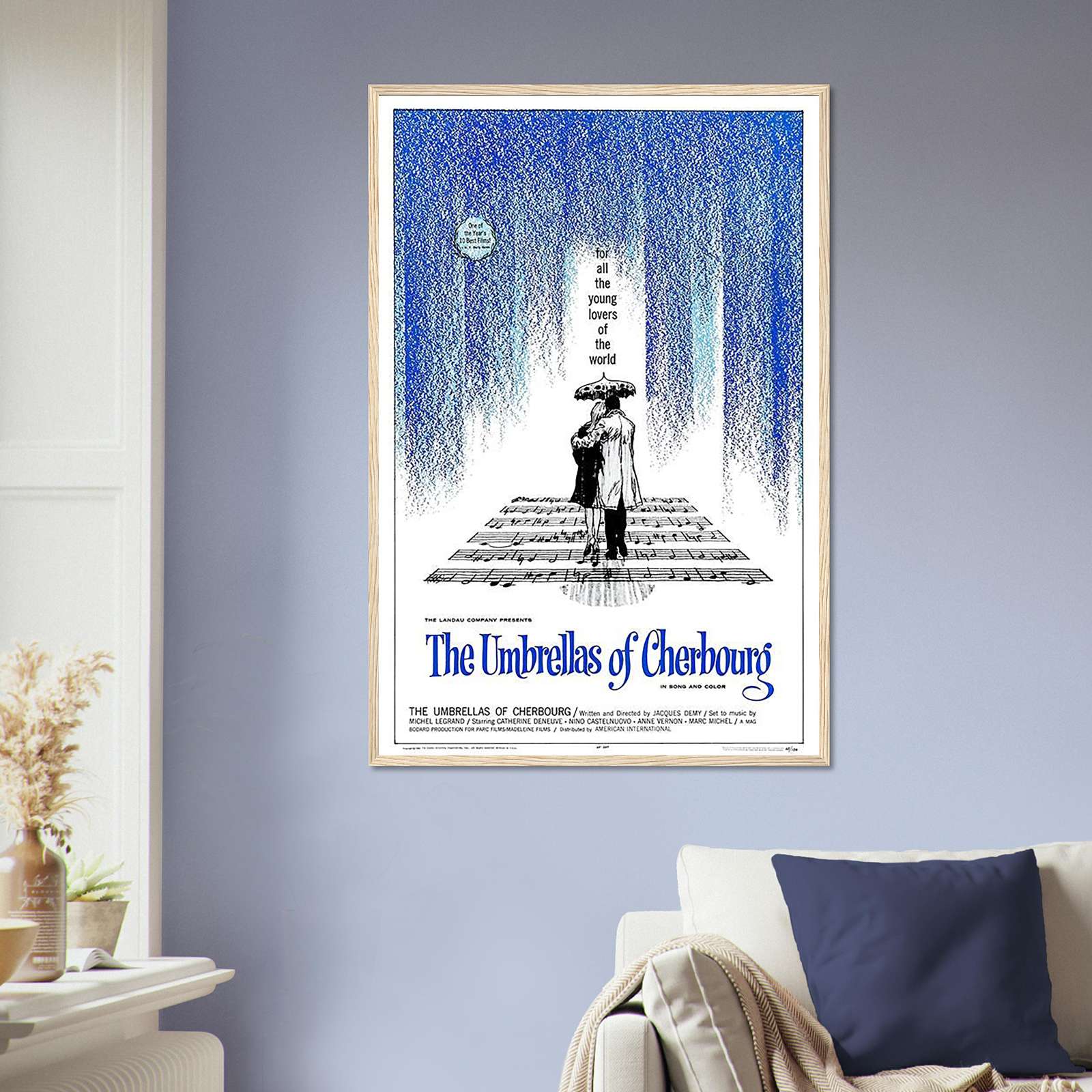 The Umbrellas Of Cherbourg Movie Poster, Vintage Movie Poster, Full ...