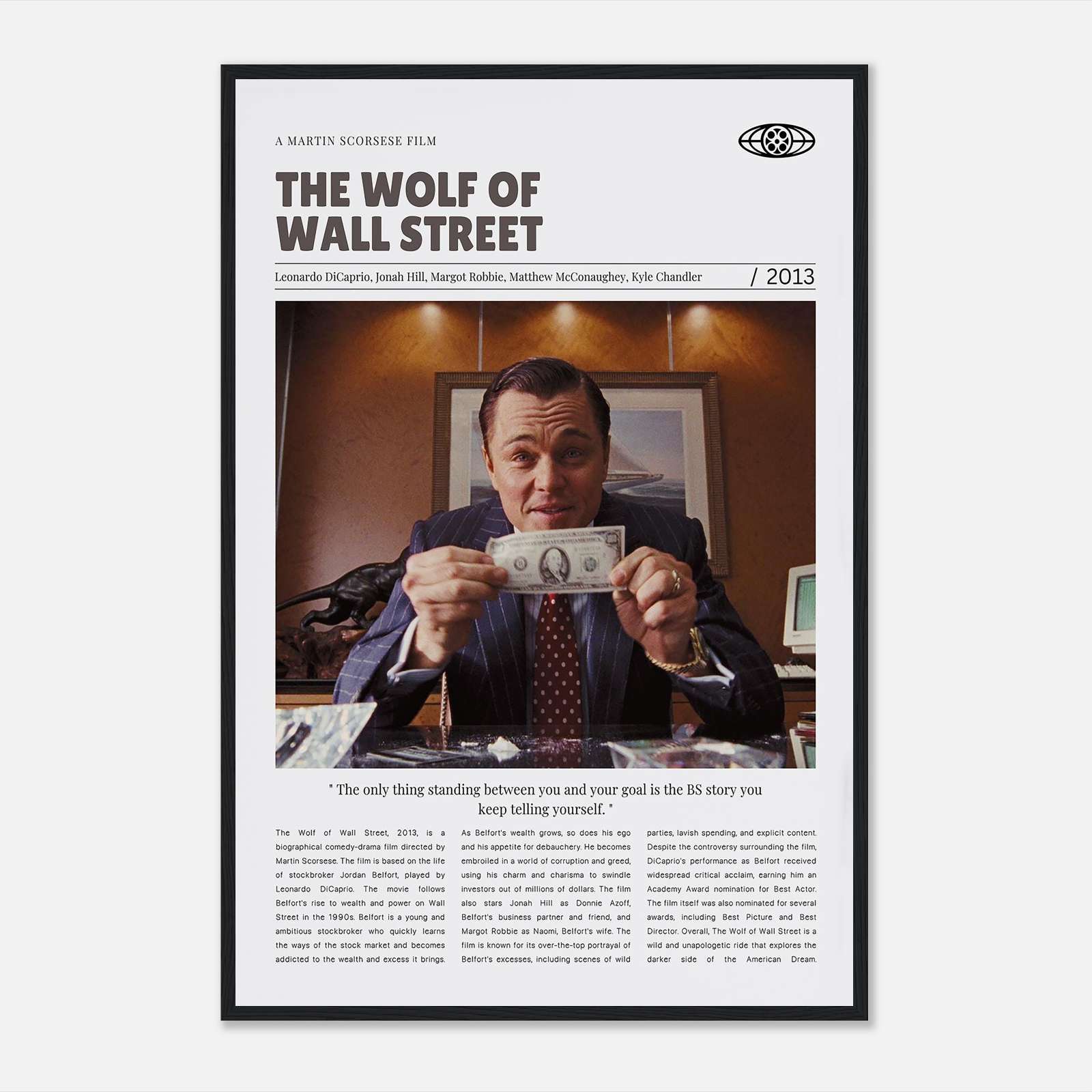 The Wolf Of Wall Street Movie Poster, The Wolf Of Wall Street Poster ...