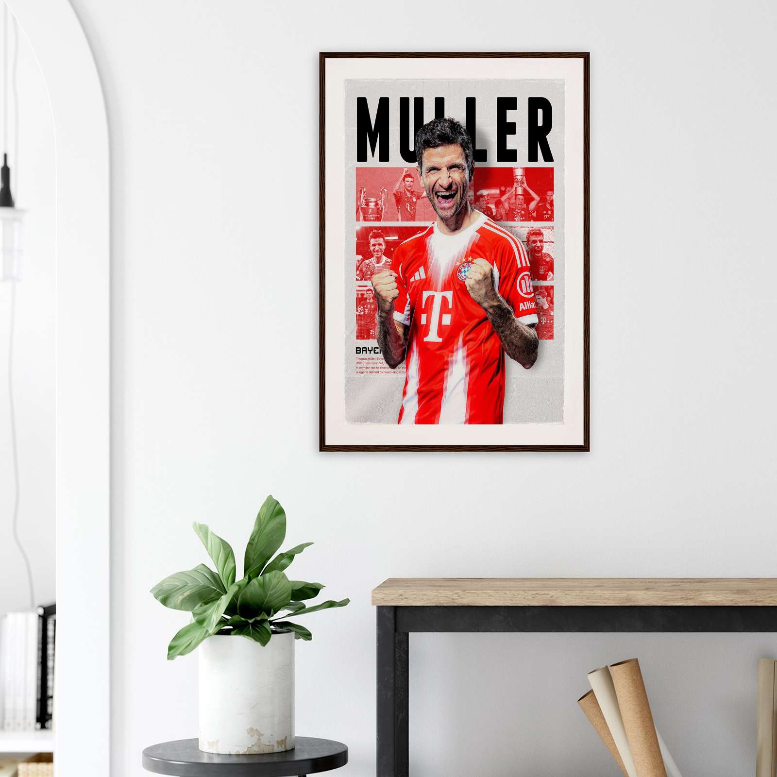 Thomas Muller Poster, Football Poster, Football Player Poster, Full ...