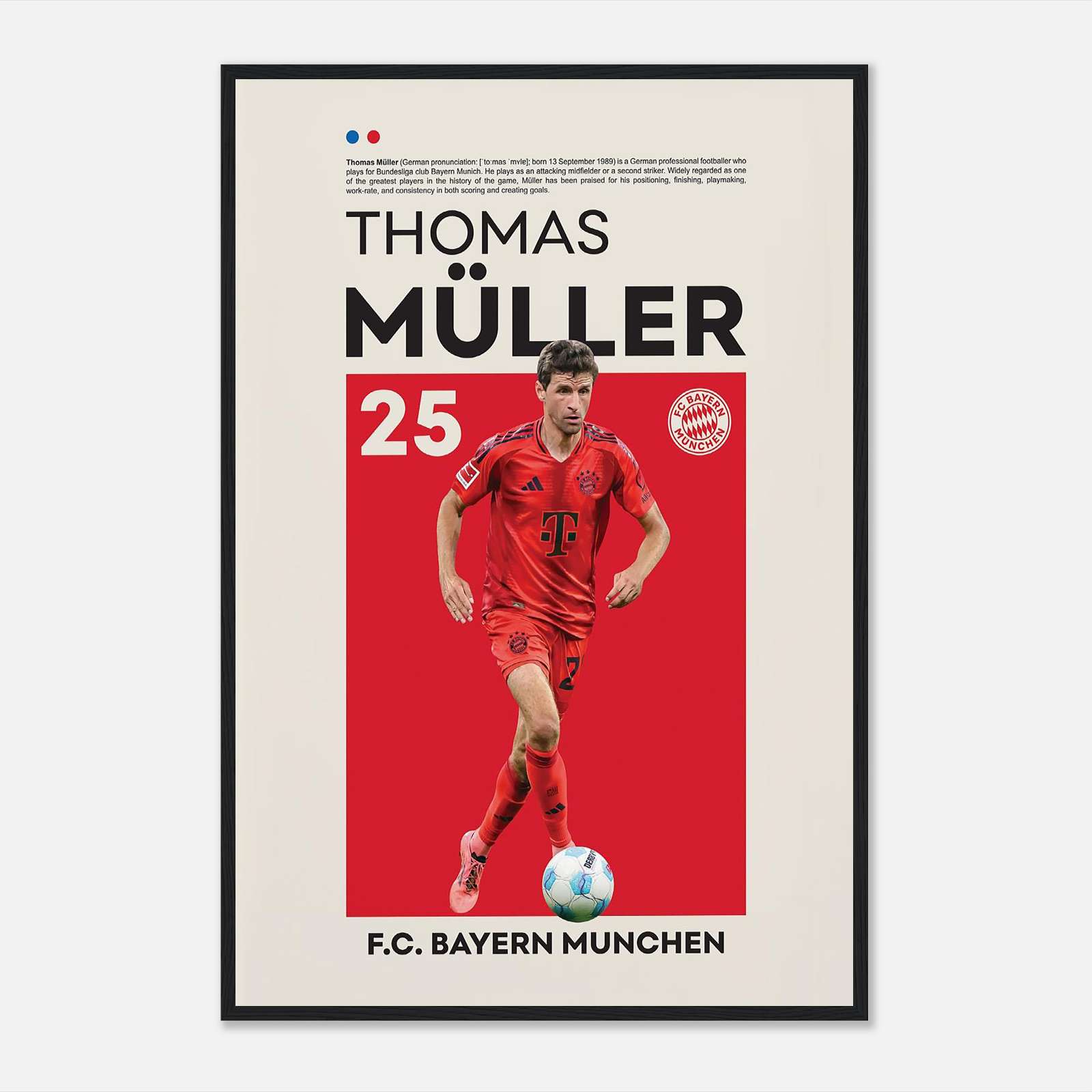 Thomas Muller Poster, Football Poster, Sports Poster, Full-Size Poster ...
