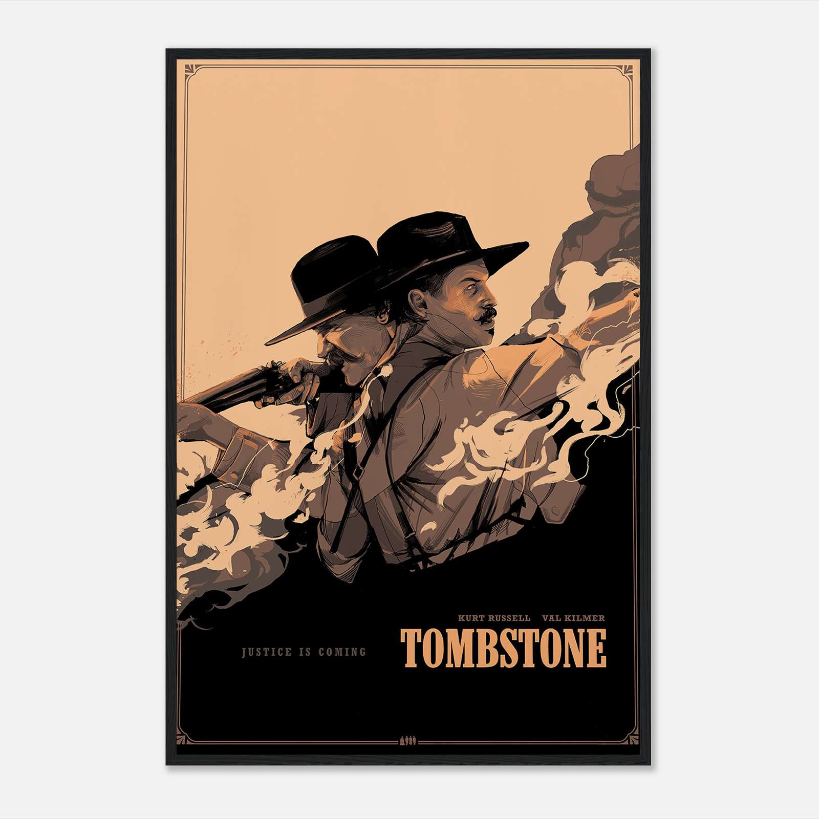 Tombstone Movie Poster, Tombstone Poster, Vintage Movie Poster, Full ...