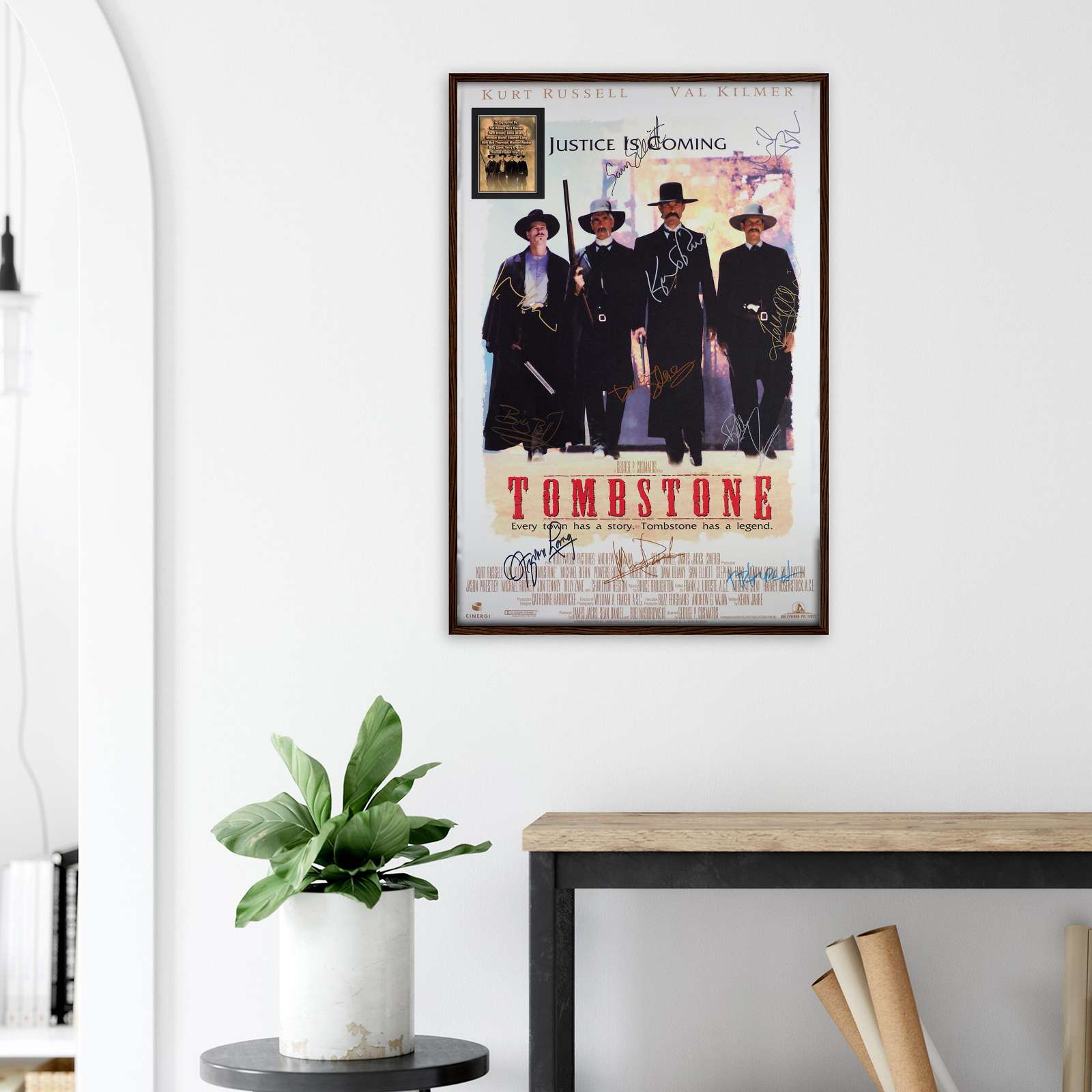 Tombstone Movie Poster, Val Kilmer Poster, Classic Movie Poster, Full ...