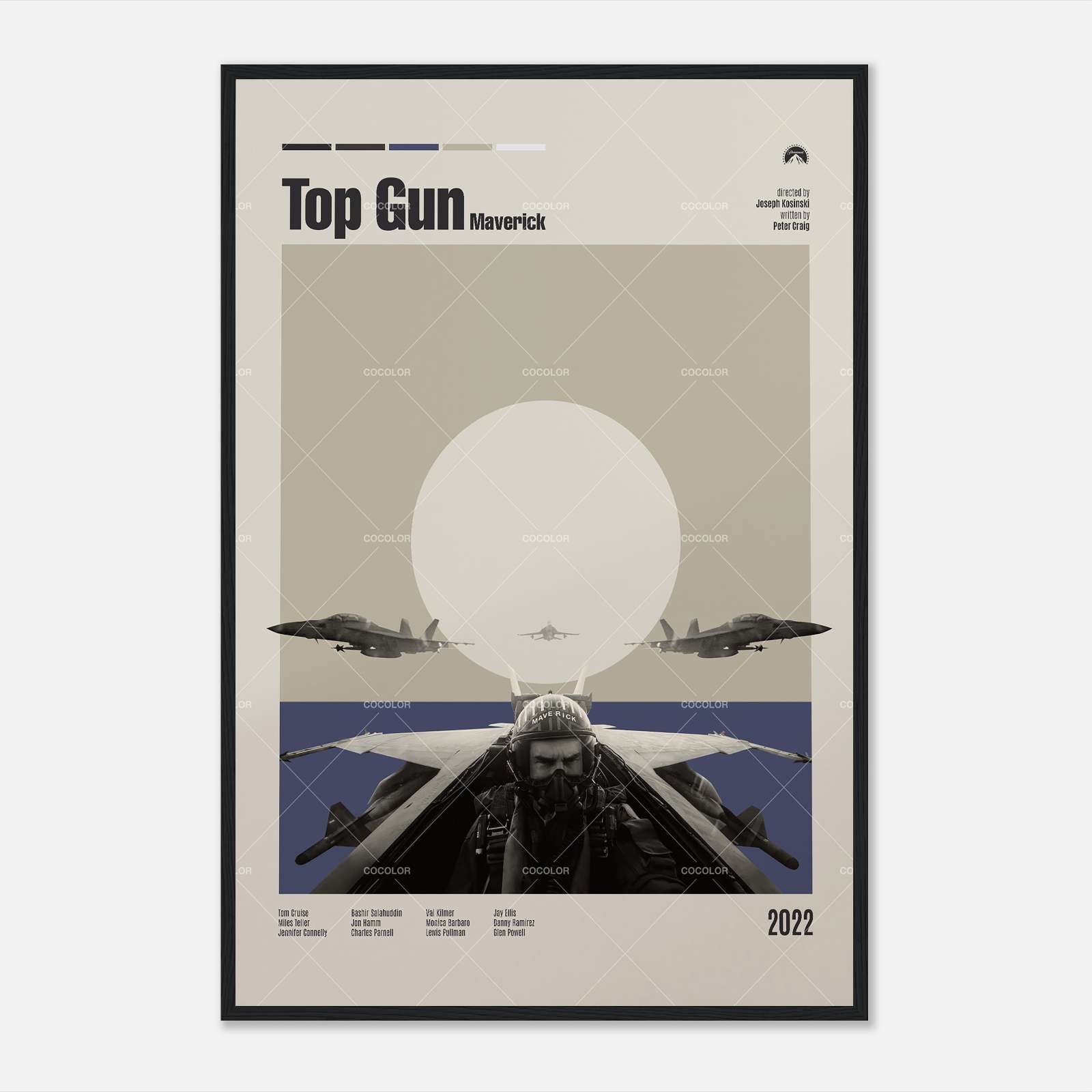 Top Gun Maverick Movie Poster, Full-Size Movie Poster, Ready to Hang ...