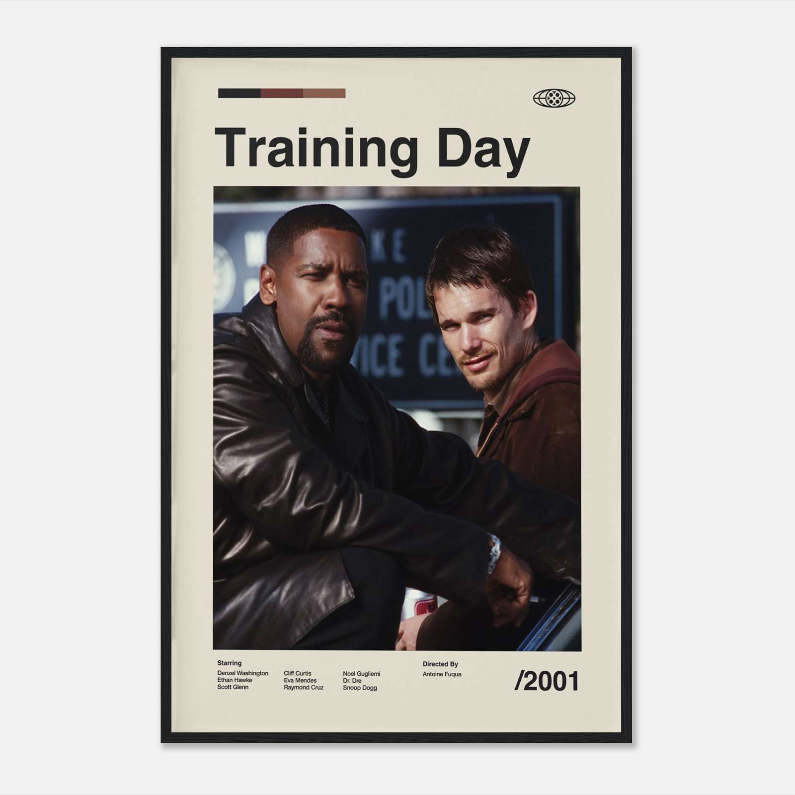 Training Day Movie Poster, Vintage Movie Poster, Full-Size Poster ...