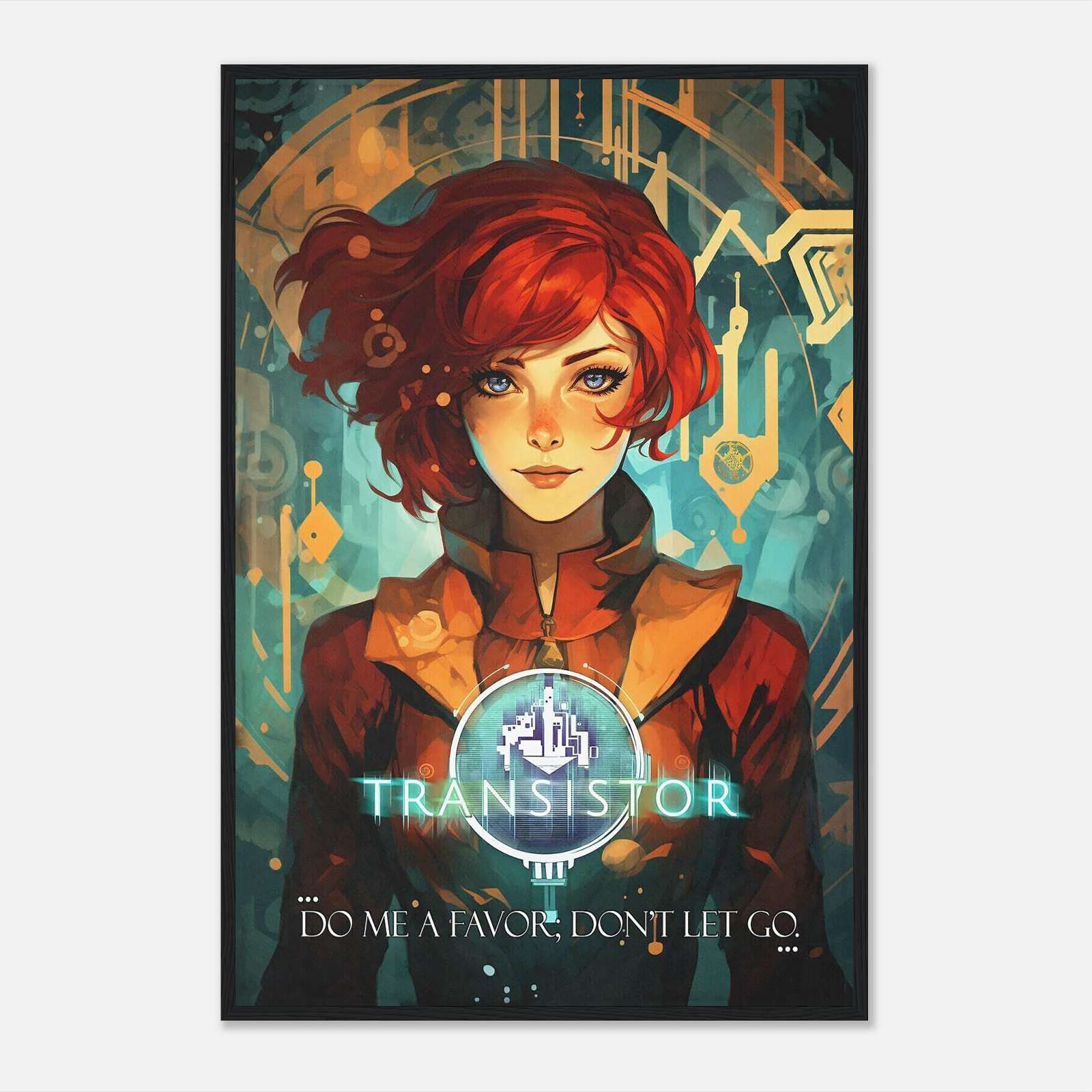 Transistor Game Poster, Video Game Poster, Gaming Room Poster, Full ...