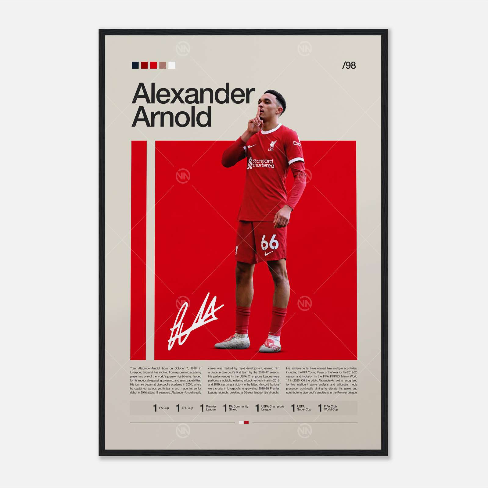 Trent Alexander Arnold Poster, Sports Poster, Football Player Poster ...