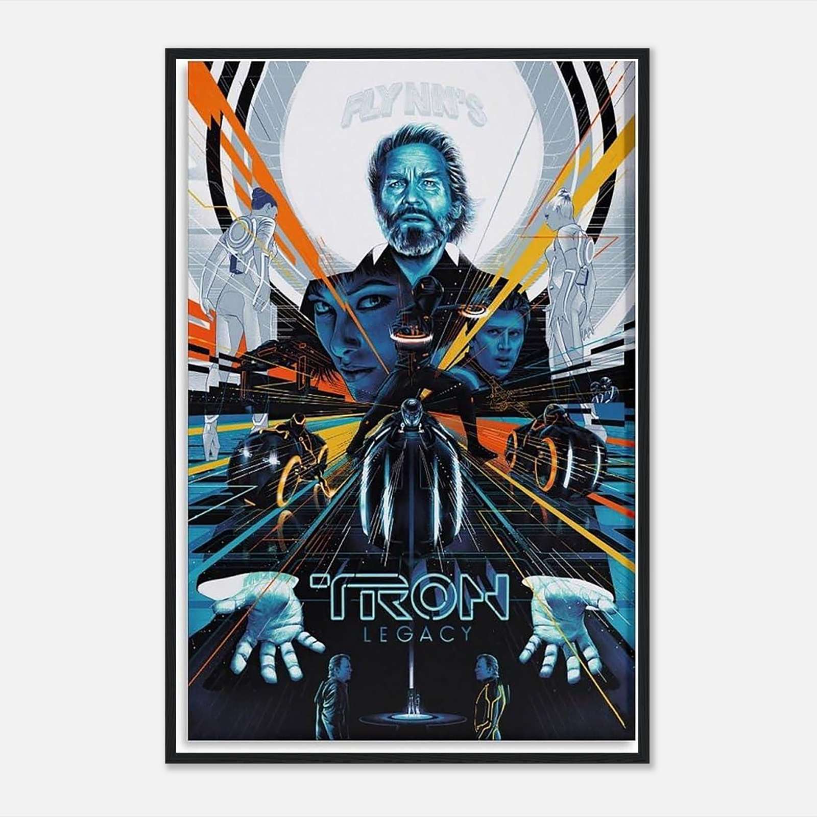 Tron Legacy Movie Poster, Tron Legacy Film Poster, Sci Fi Movie Poster ...