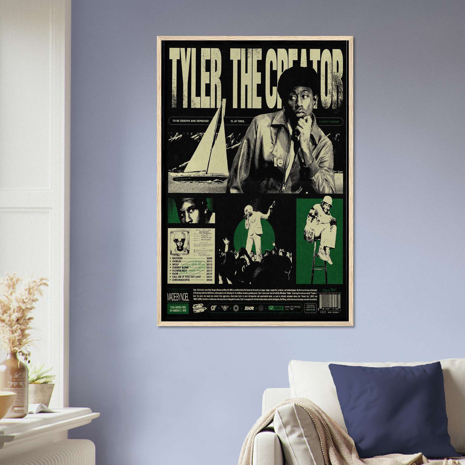Tyler The Creator Chromakopia Poster Chromakopia Album Poster Different ...