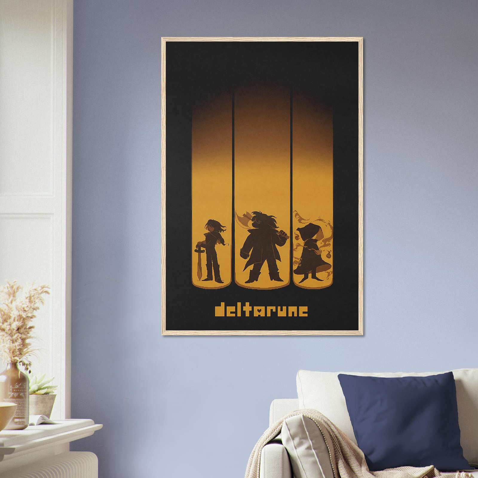 Undertale Deltarune Poster, Gaming Poster, Gaming Artwork, Full-Size ...